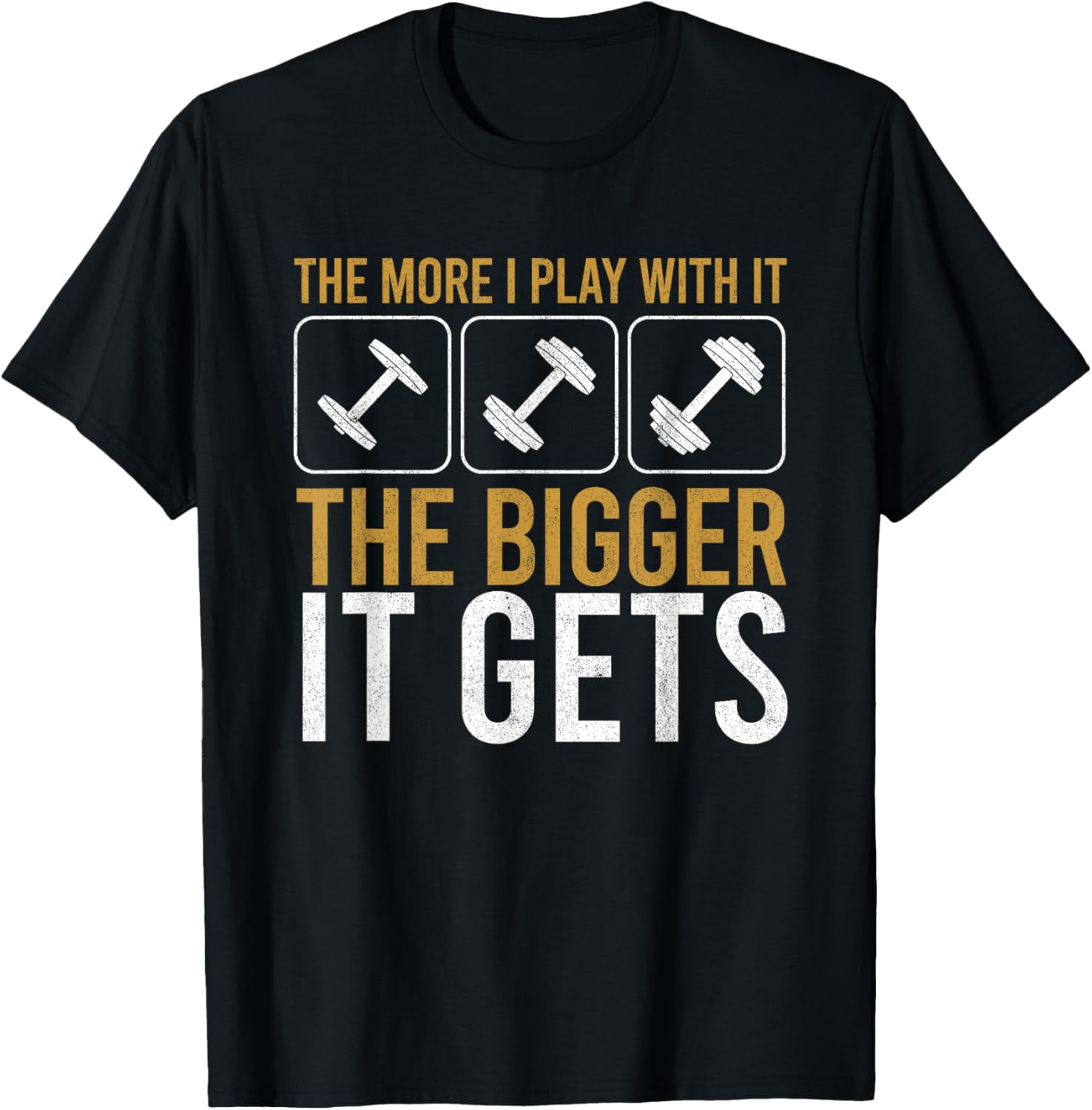 Muscles Get Bigger Bodybuilding Gym Workout Weightlifting T-Shirt ...