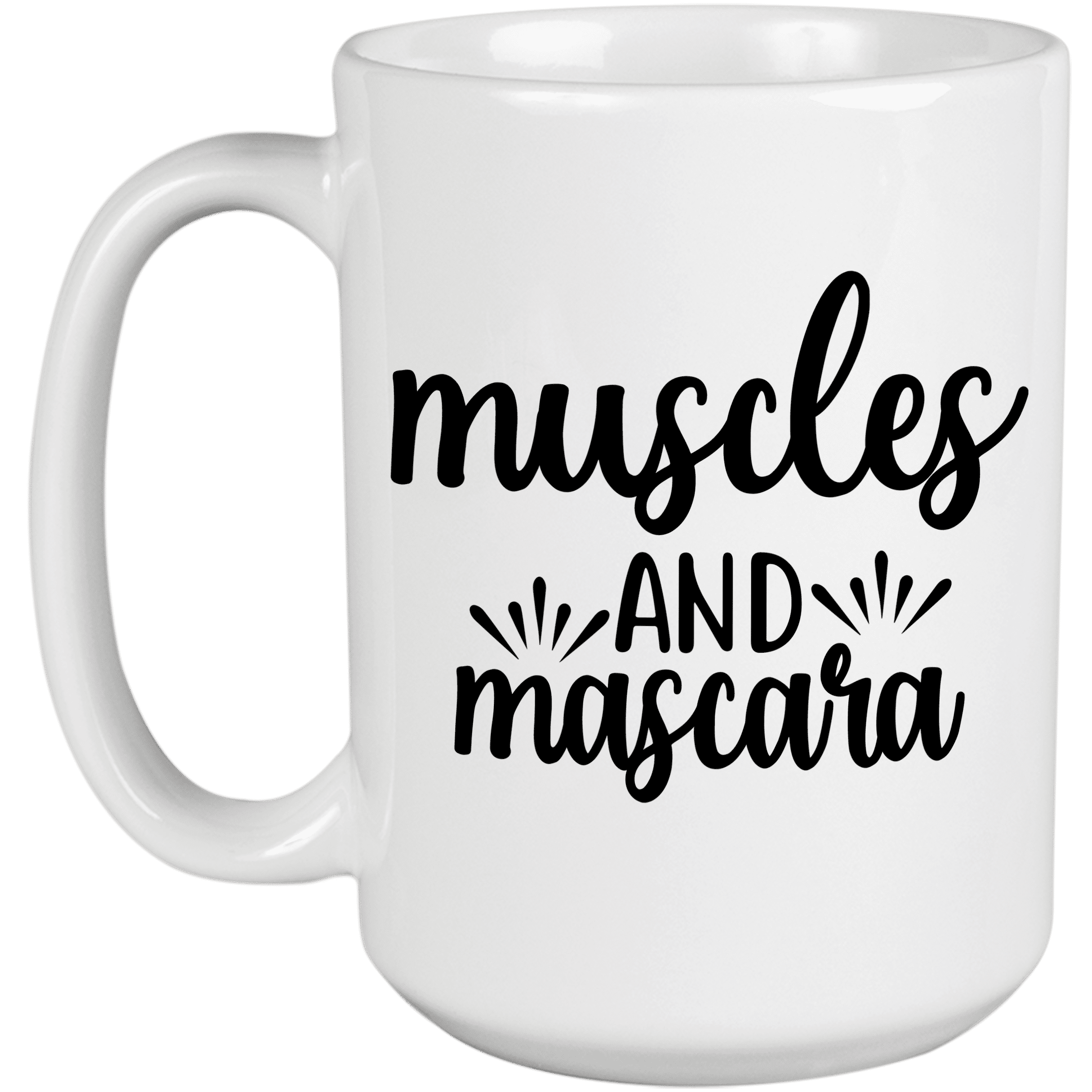 Muscles and Mascara, Bodybuilder Quote - Beauty Themed Merch for Makeup ...