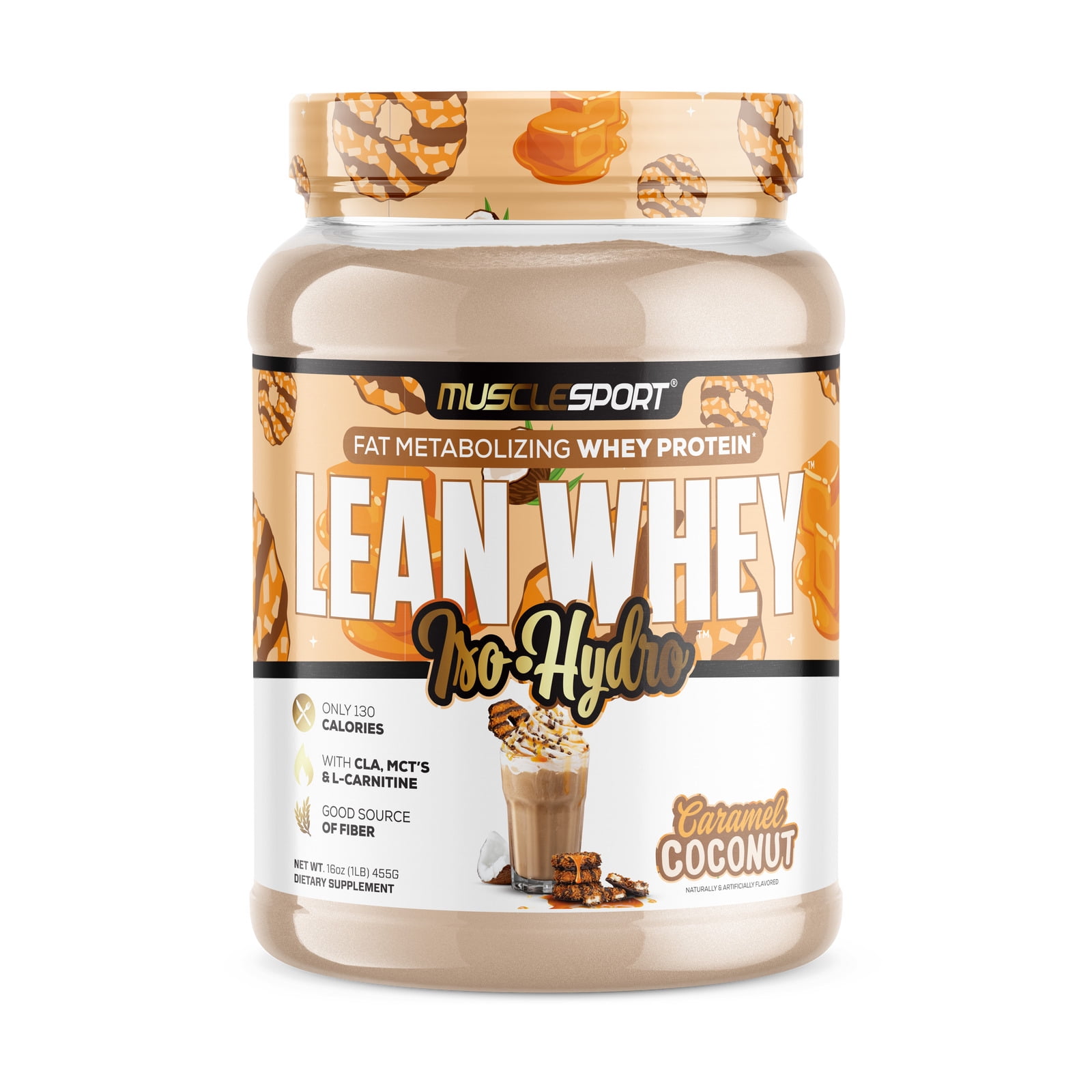 Musclesport Lean Whey Revolution™ Protein Powder - Whey Isolate - Low ...