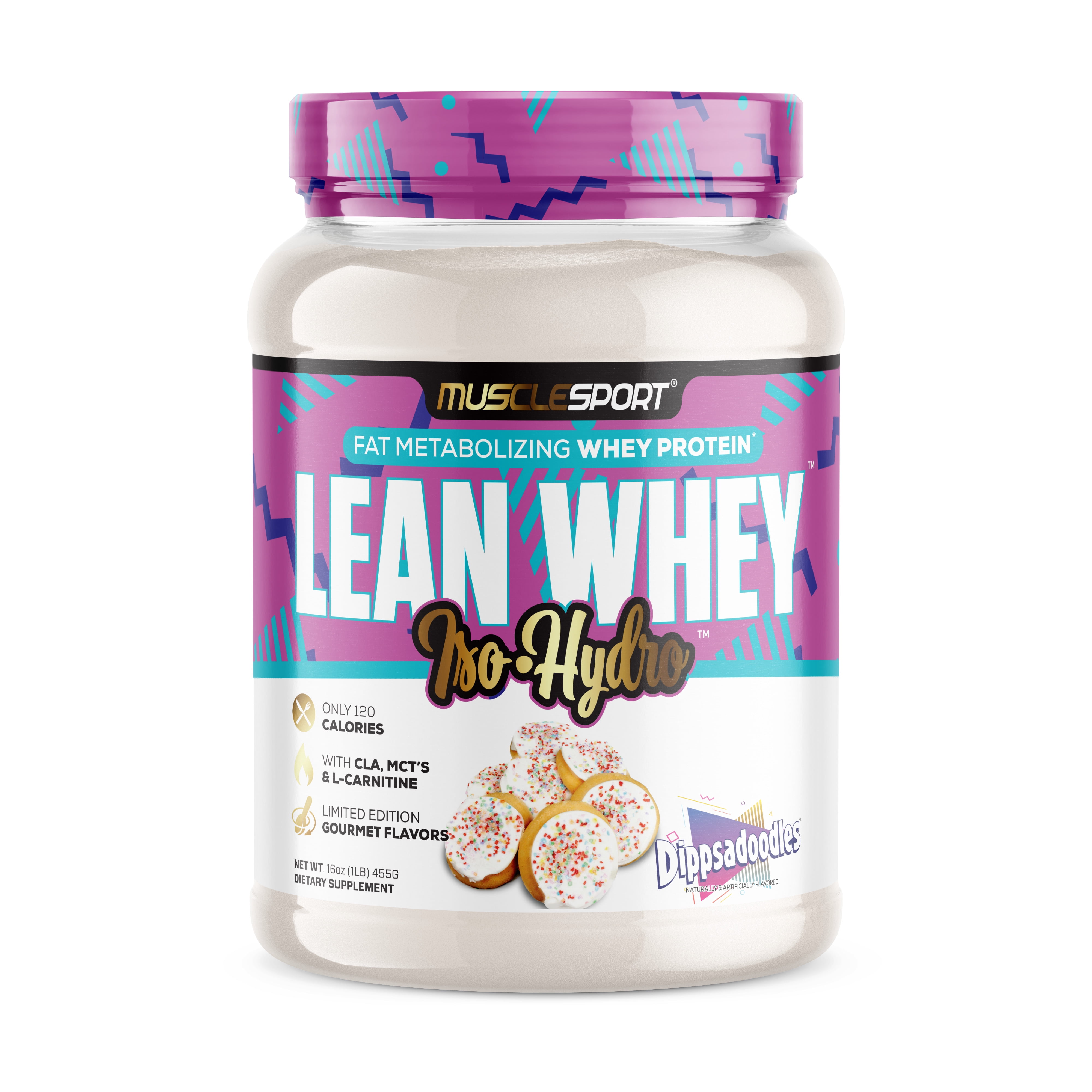 Musclesport Lean Whey Revolution™ Protein Powder - Whey Isolate - Low ...