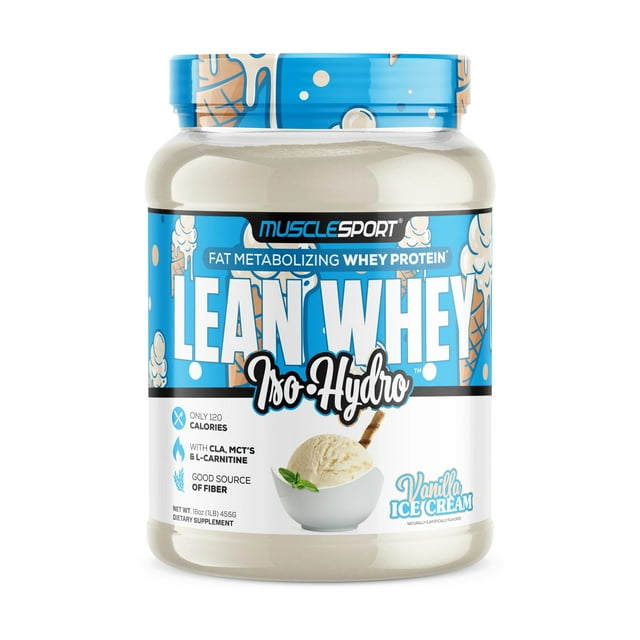 Musclesport Lean Whey Revolution™ Protein Powder - Whey Isolate - Low ...