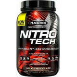 Muscletech Nitro Tech Pure Series Whey Isolate Protein Powder, Muscle ...