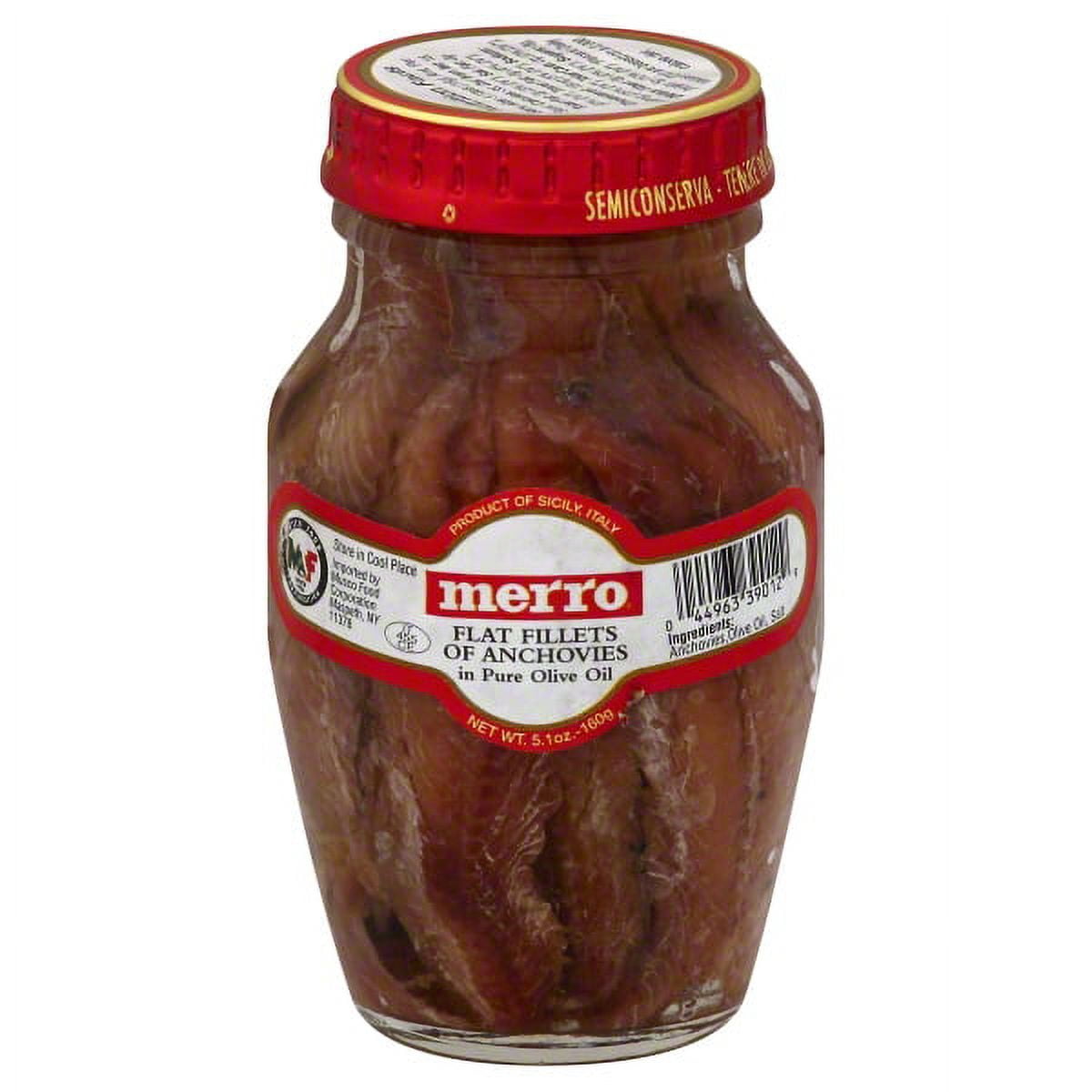 Musco Food Merro Anchovies, 3.1 oz - Walmart.com