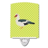 Muscovy Duck Green Ceramic Night Light - Walmart.com