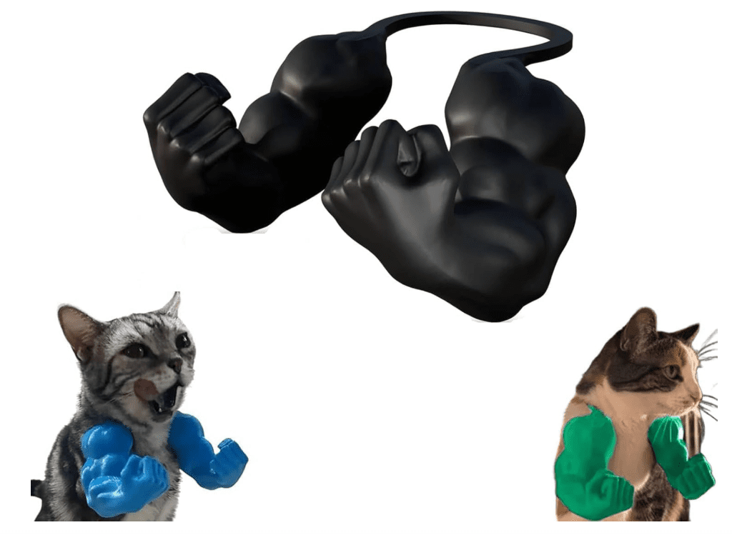 Muscular Arms for Cats, Cat Muscle Arms, Funny 3D Printed Pet Props ...