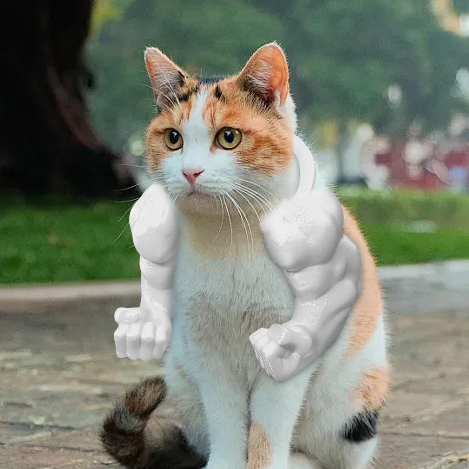 Muscular Arms for Cats, Cosplay, Pet Prop Neck 3D Printed Arm, Cat ...