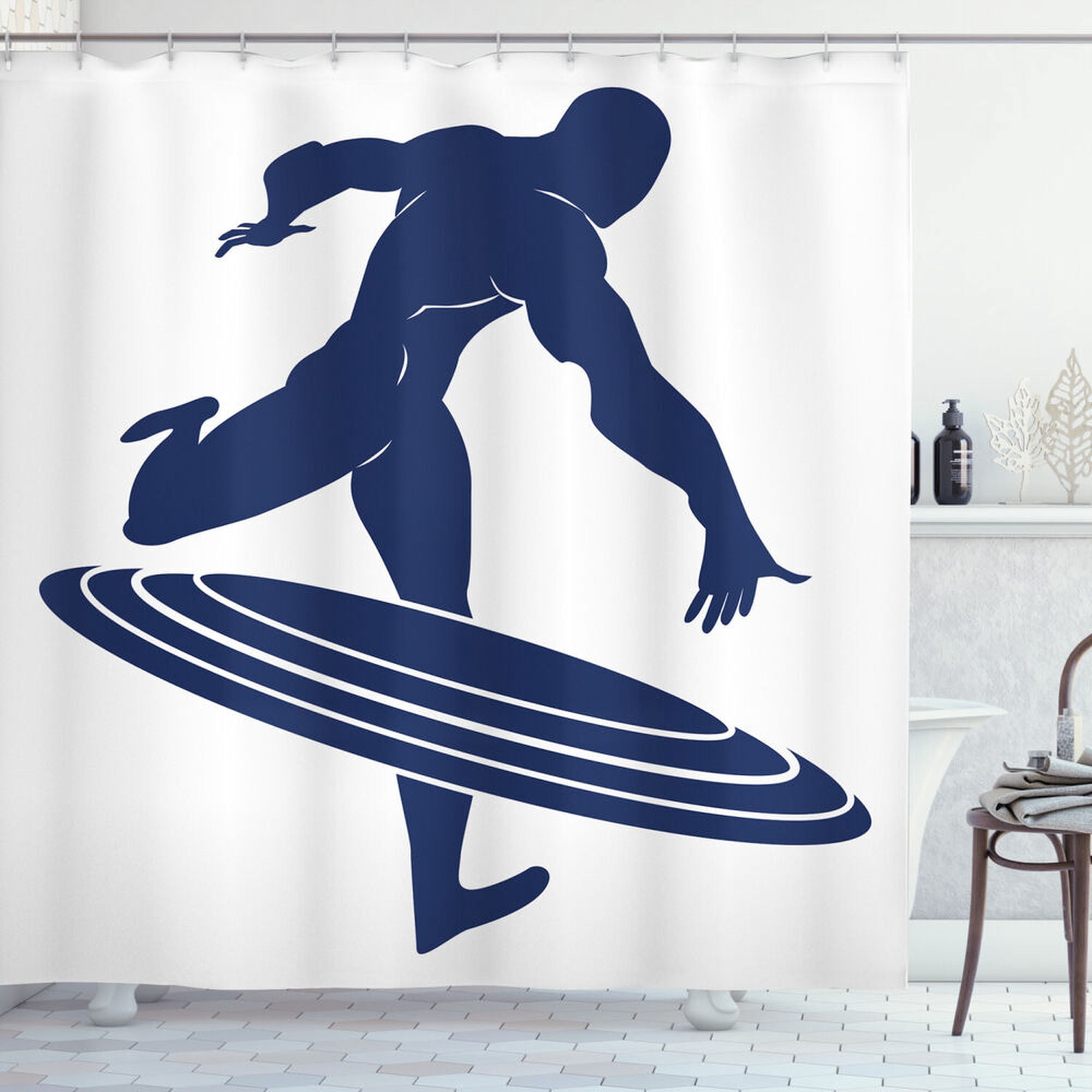 Muscular Shower Curtain for Bathroom Decor - Bold Hero Design for and ...