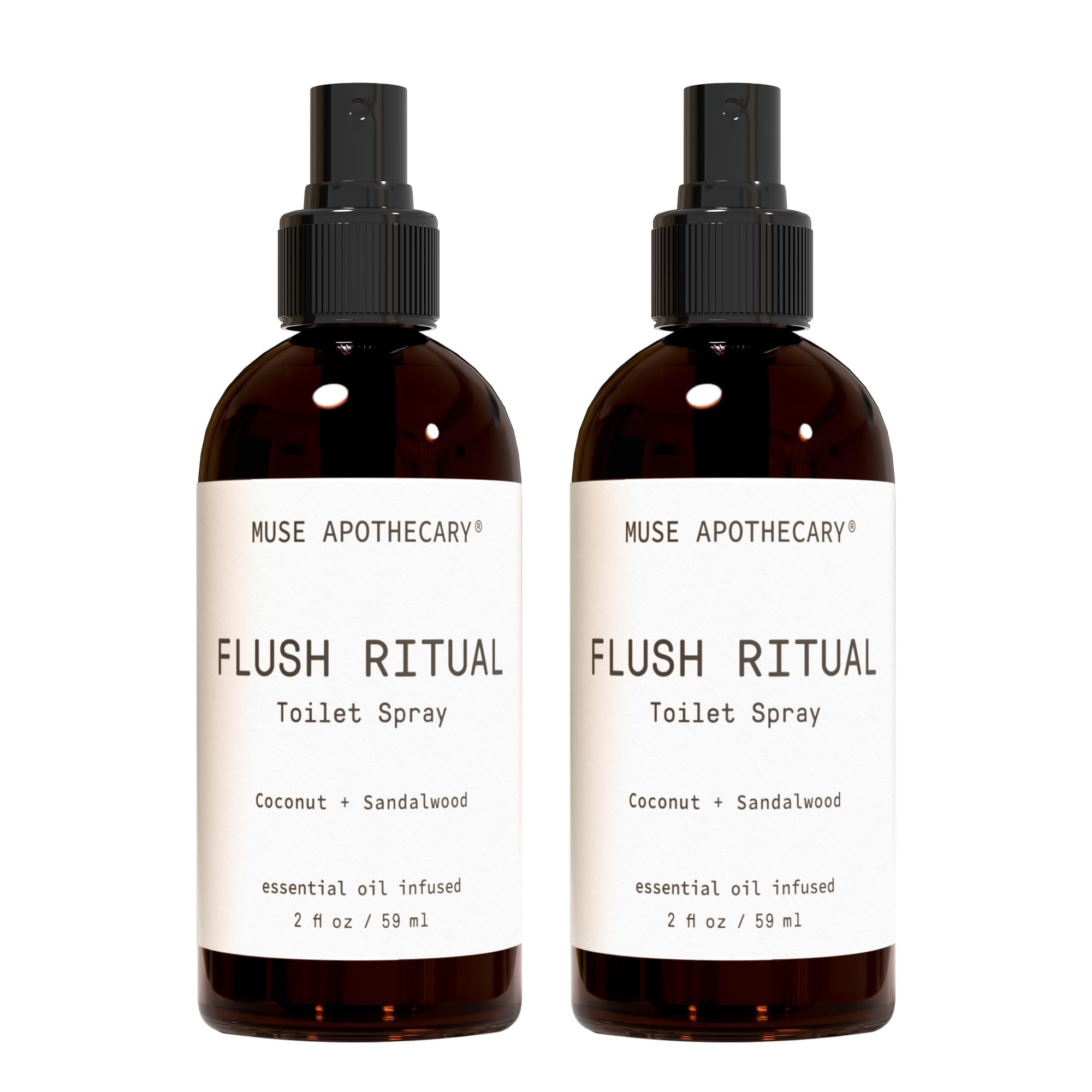 Muse Apothecary Flush Ritual - Aromatic & Refreshing Toilet Spray, Use ...