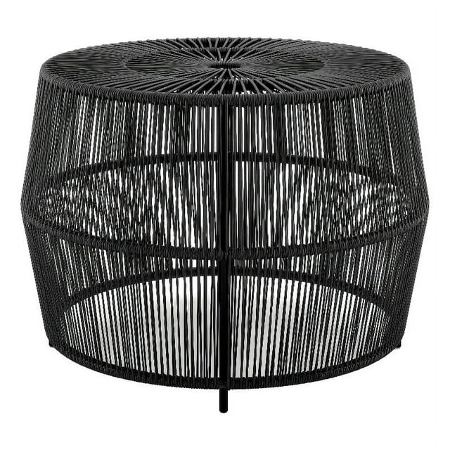 Muse & Lounge Co. Meja Wicker / Rattan Round Outdoor Coffee Table in ...