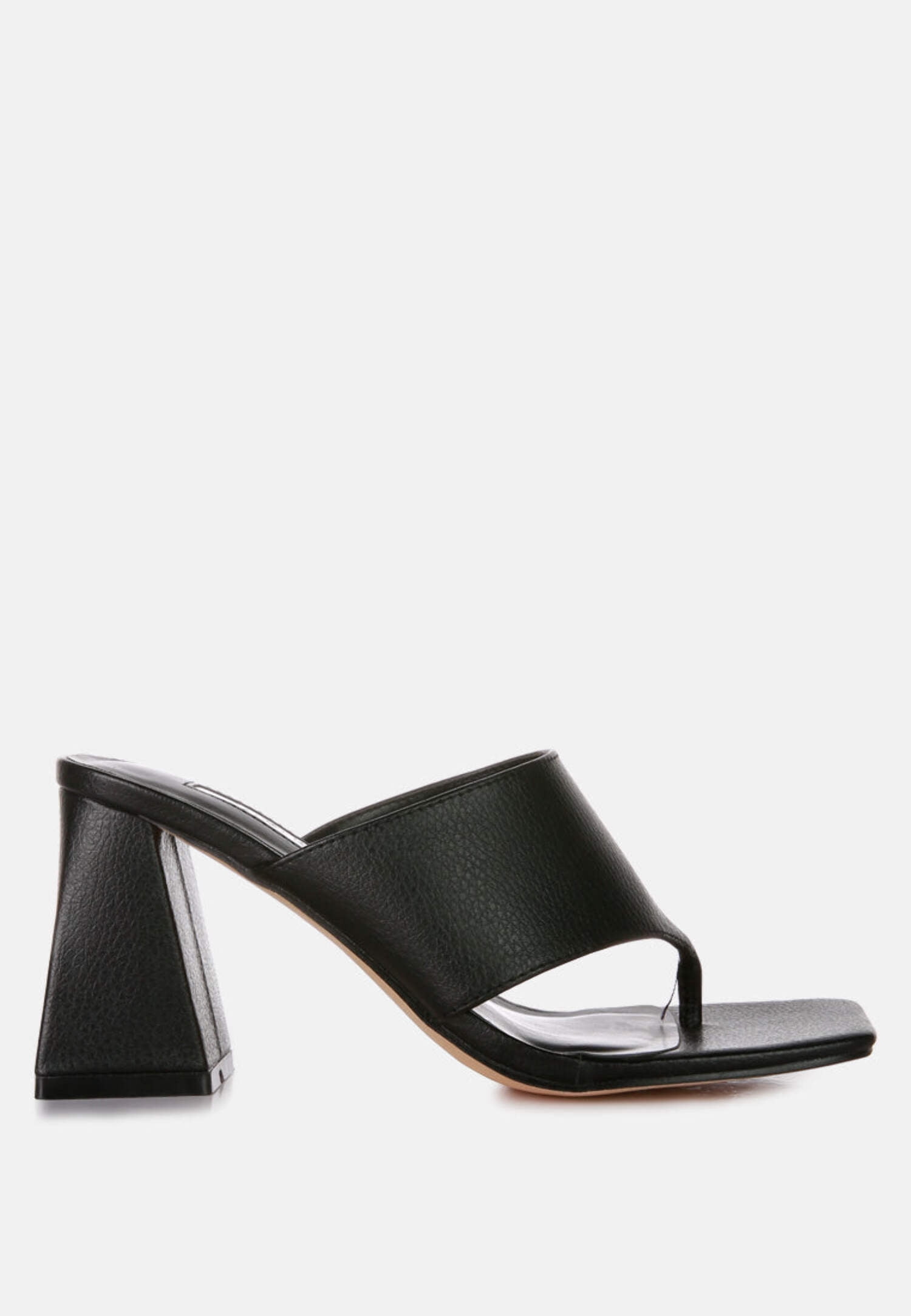 Muse Me Triangular Block Heel Thong Sandals - Walmart.com