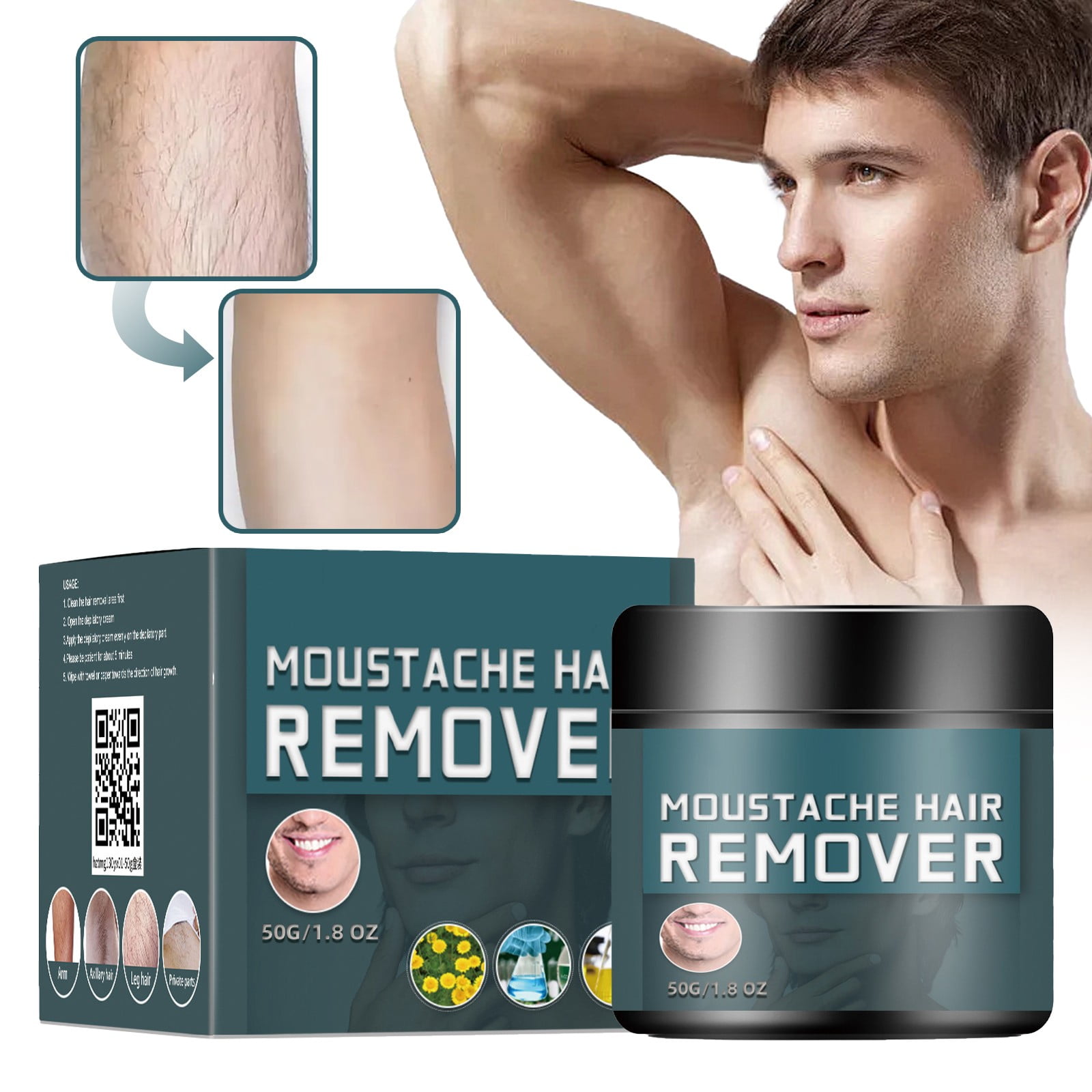 MuseCraft CosmeticsHair RemovalMen'S Hair Body Hair Removal Wax To Leg Hand Hair And Armpit ...