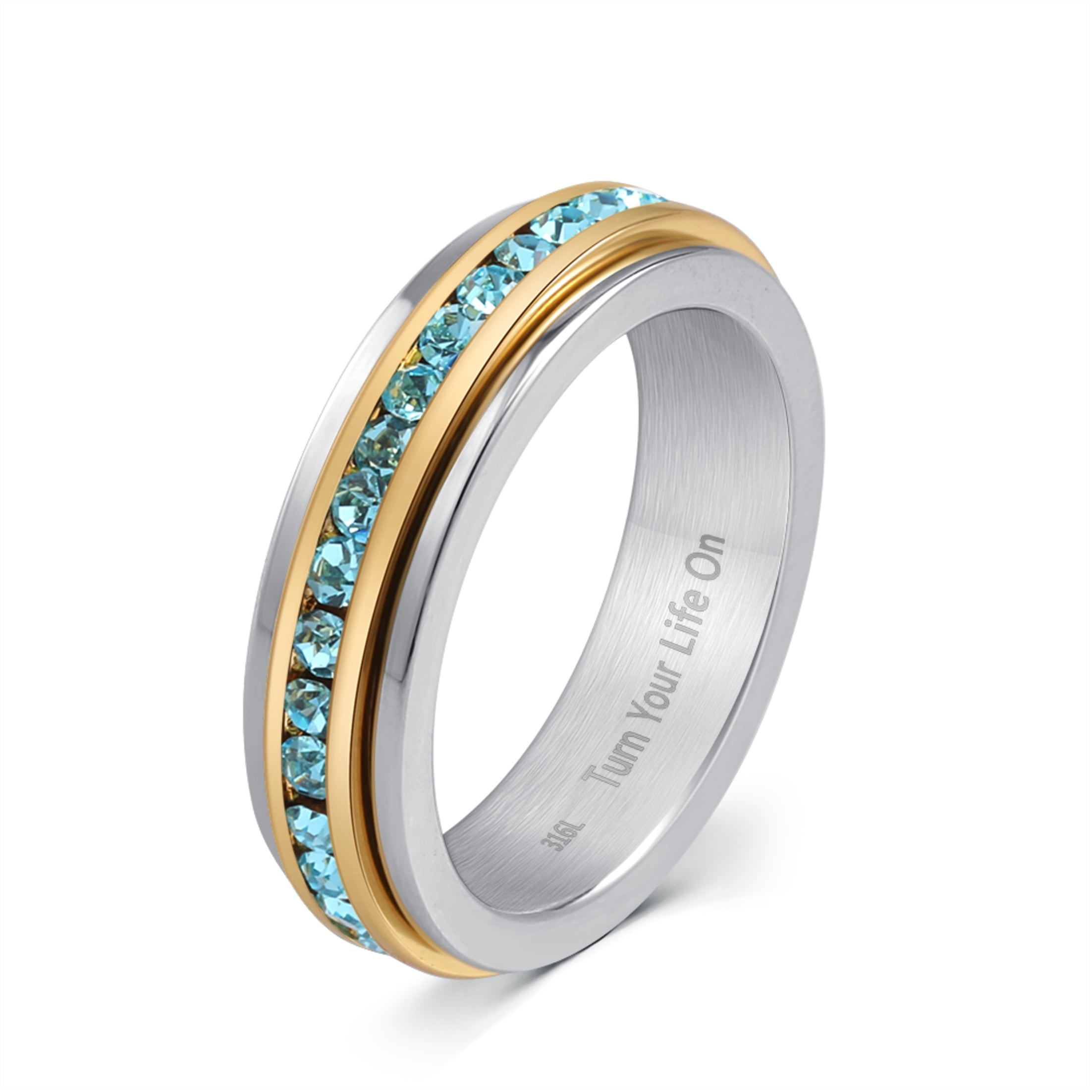 Muses Art Design Fidget Rings, Anxiety Rings, Spinner Rings, Band Rings ...