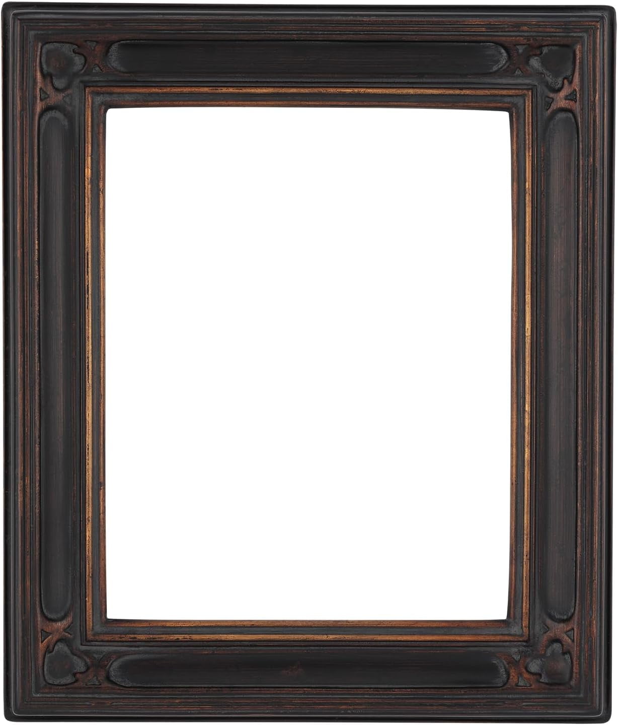 Museum Collection Gothic Ornate Picture Frame - 12x16, Black Gold Oil ...