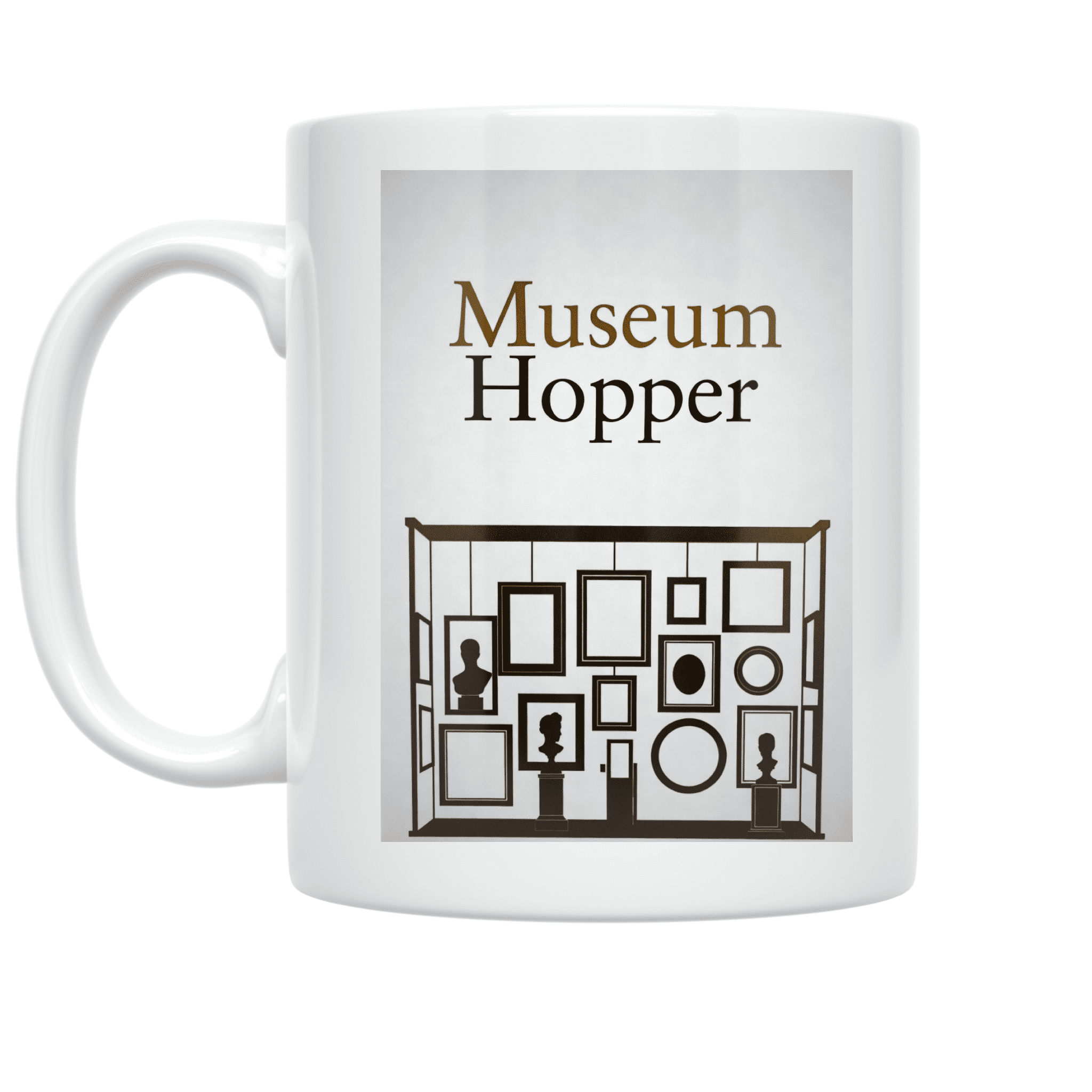 Museum Hopper Art Gallery Decor - Art Enthusiast - 11 oz Ceramic Coffee ...