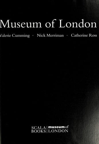 Pre-Owned Museum of London Hardcover Valerie Cumming, Nick Merriman ...