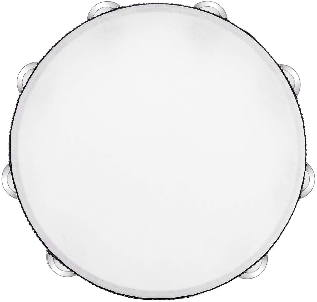 Musfunny Tambourine Hand Held Drum with Metal Jingles - Walmart.com
