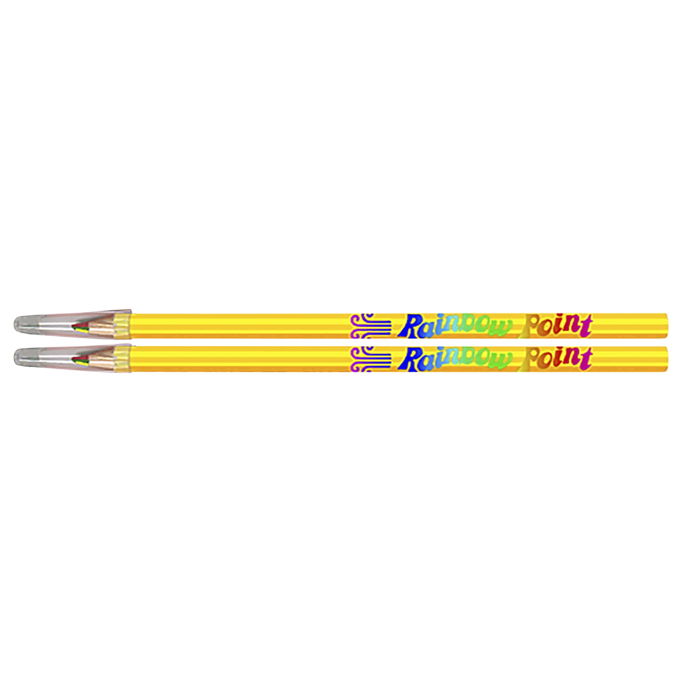 Musgrave Pencil Co. Rainbow Point Pencils with Caps, Pack of 72 ...