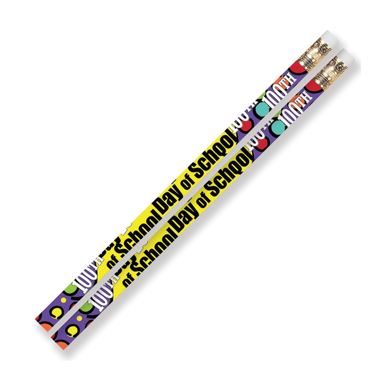 Musgrave Pencil Company 100th Day Of School Motivational Pencils, 12 ...