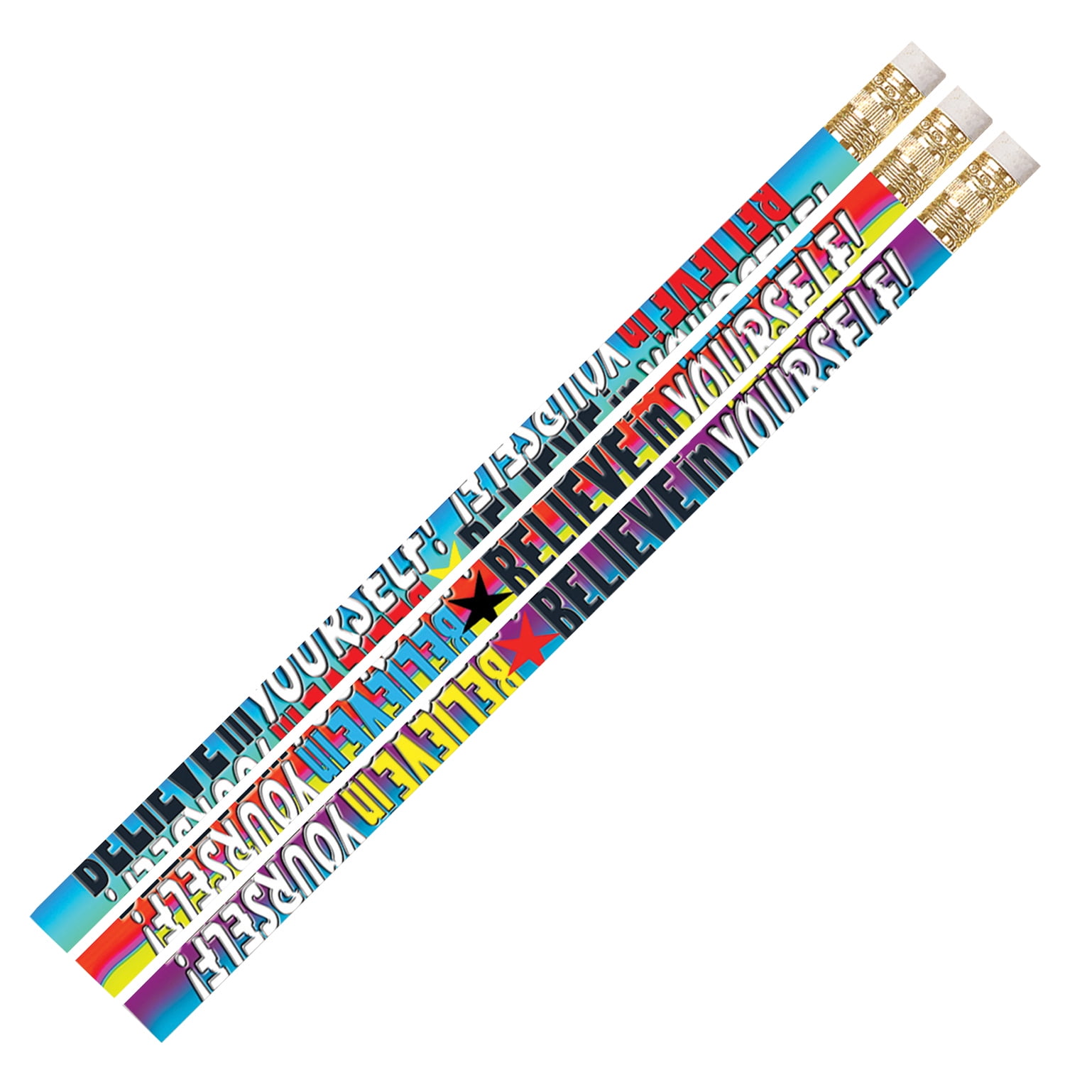 Musgrave Pencil Company Believe In Yourself Motivational Pencils, 12 ...