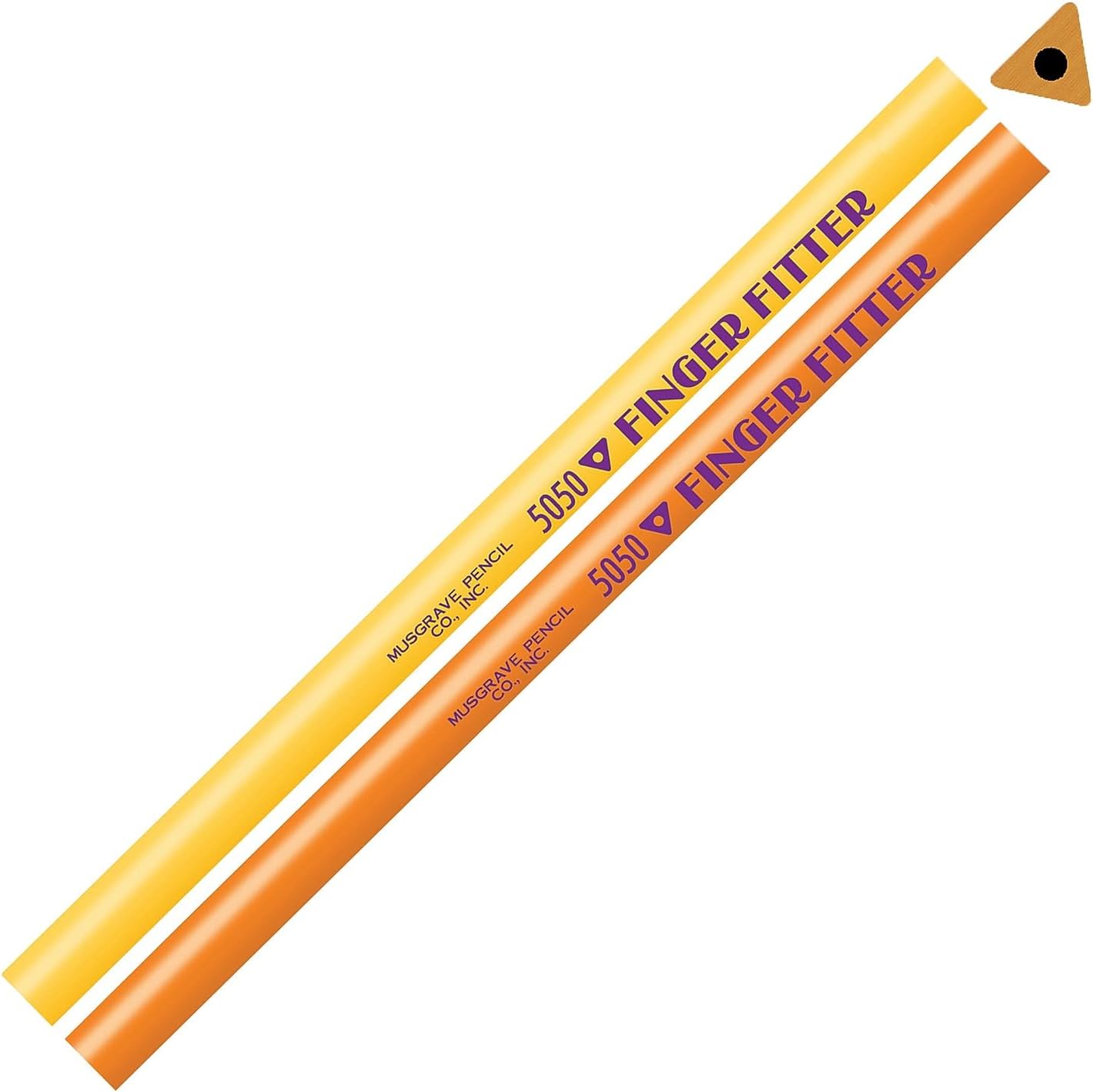 Musgrave Pencil Company Finger Fitter Pencils, No Eraser, 12 Per Pack ...