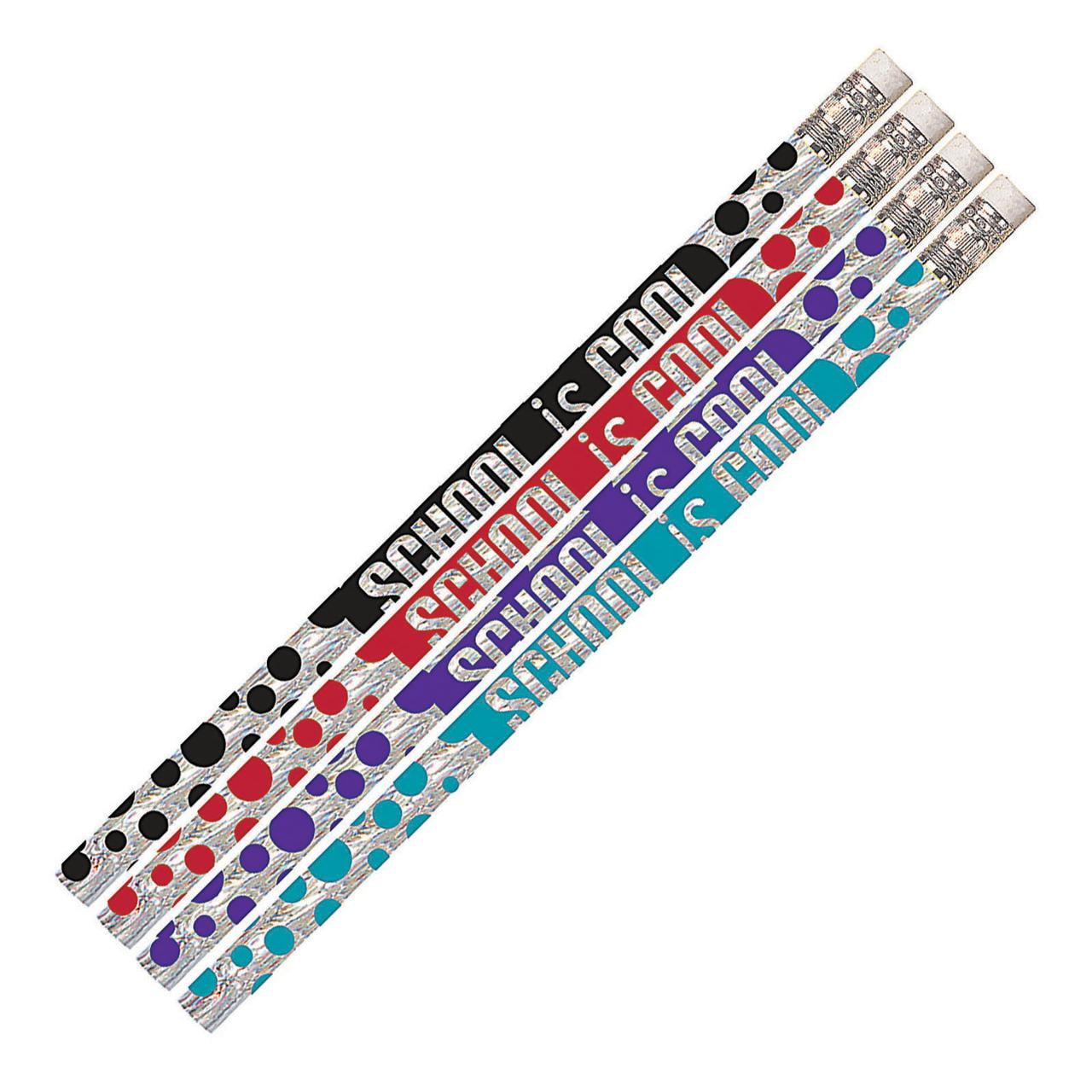 Musgrave Pencil Company School is Cool Motivational Pencil, 12 Per Pack ...