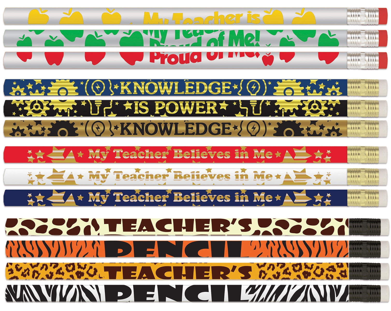 Musgrave Pencil Company Teacher Rewards Pencils Assortment, Pack of 144 ...