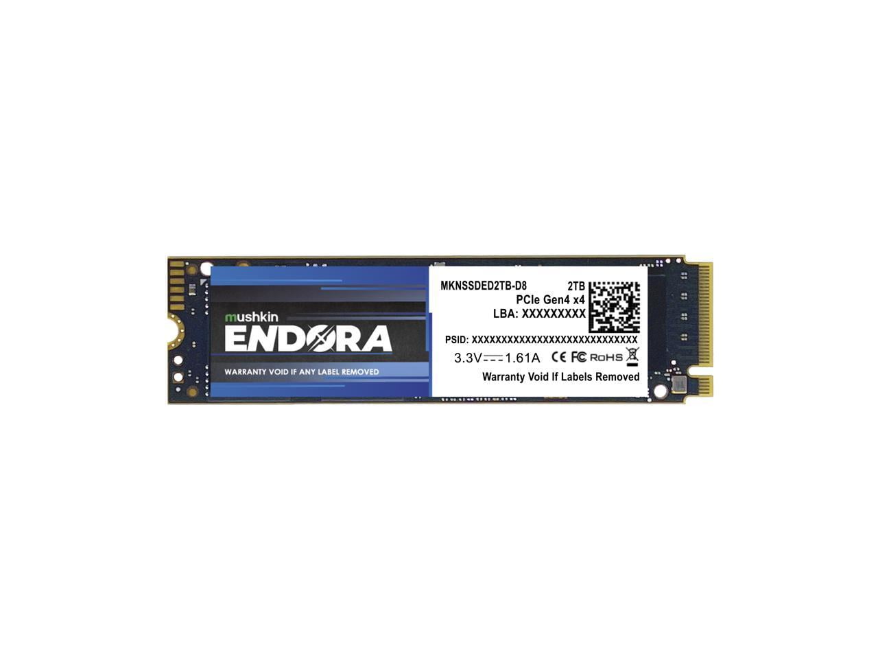 Mushkin Enhanced Endora M.2 2280 2TB PCI-Express 4.0 x4 3D NAND ...