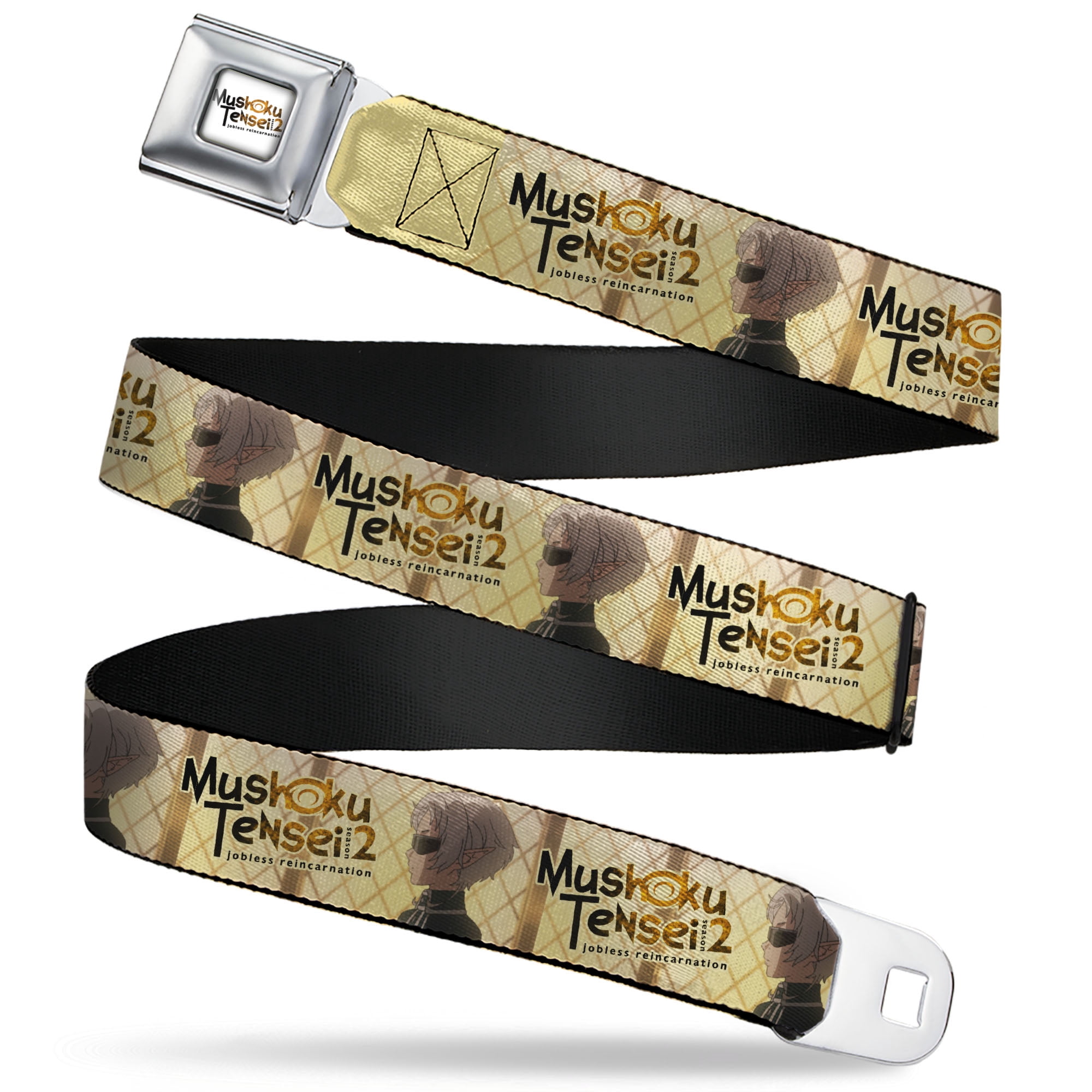Mushoku Tensei Jobless Reincarnation Belt, Seatbelt Buckle Belt ...