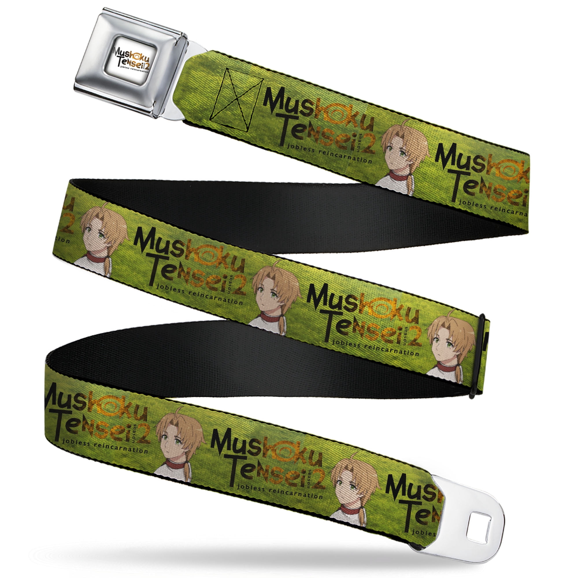 Mushoku Tensei Jobless Reincarnation Belt, Seatbelt Buckle Belt ...
