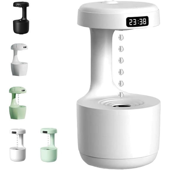 Mushroom Anti Gravity Humidifier, 2026 New 800ml Reverse Flow Rain ...