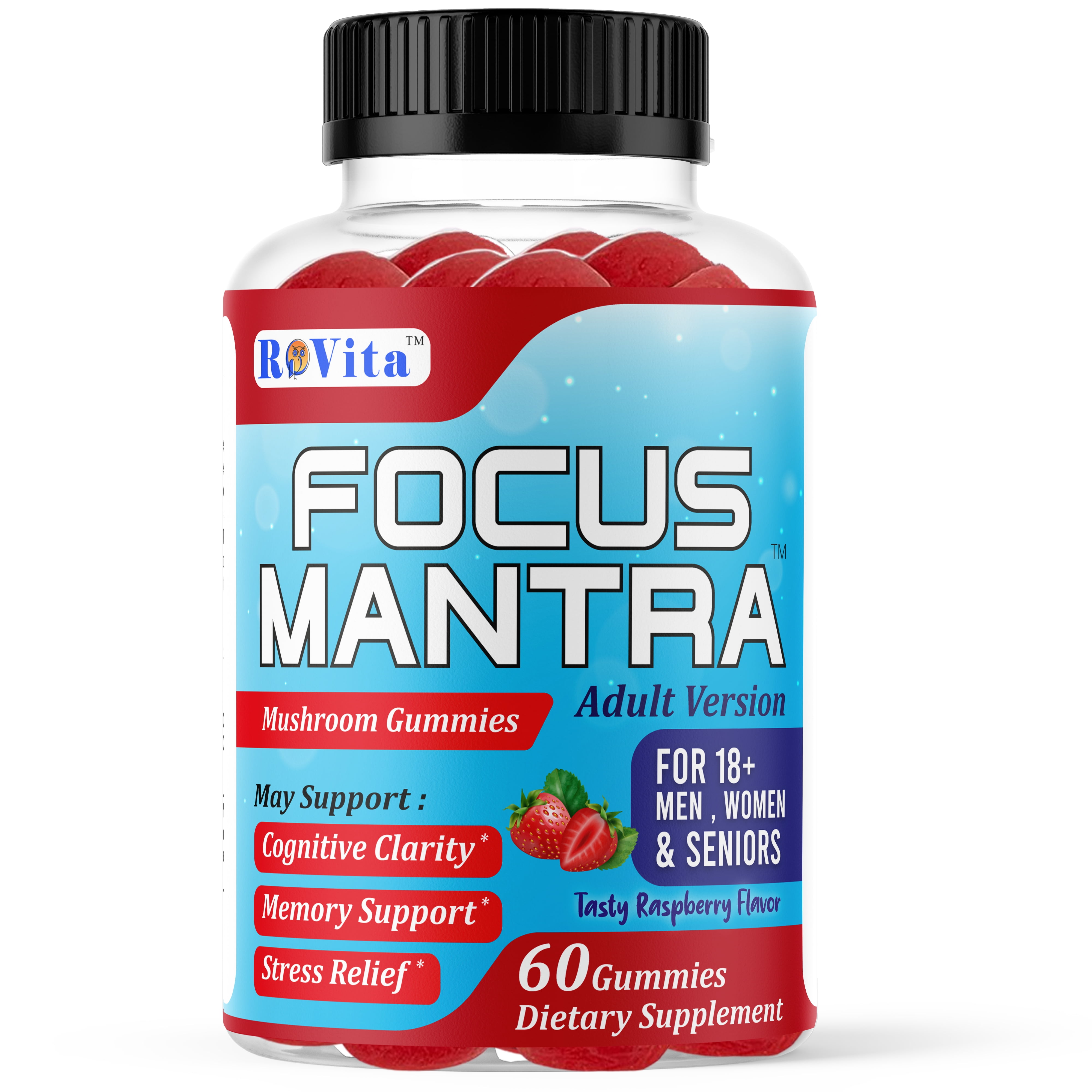 Mushroom Brain Supplement & Nootropic with Lions Mane - Energy & Focus ...