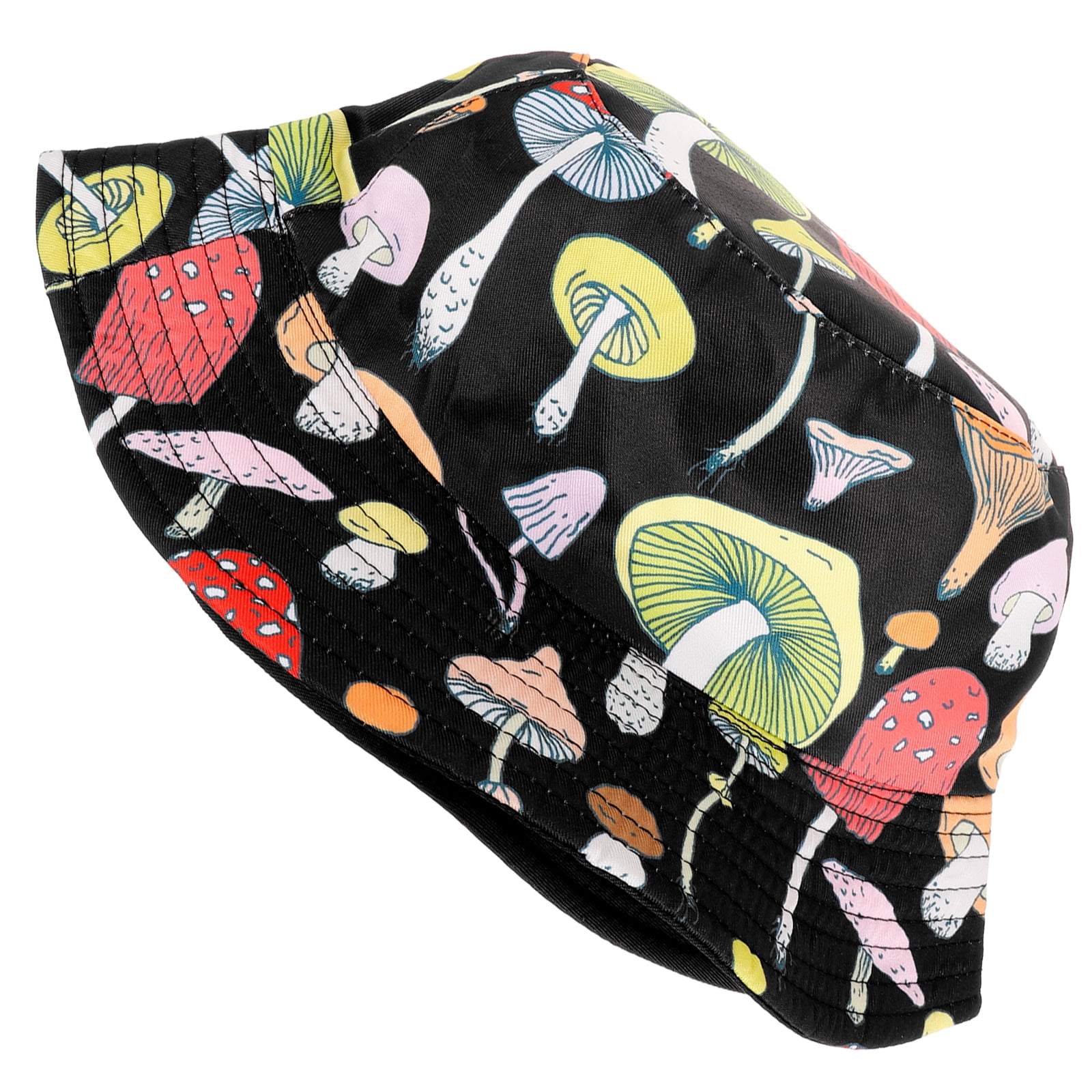 Mushroom Bucket Hat Caps Aesthetic Hats Sun for Ladies Summer Holiday ...