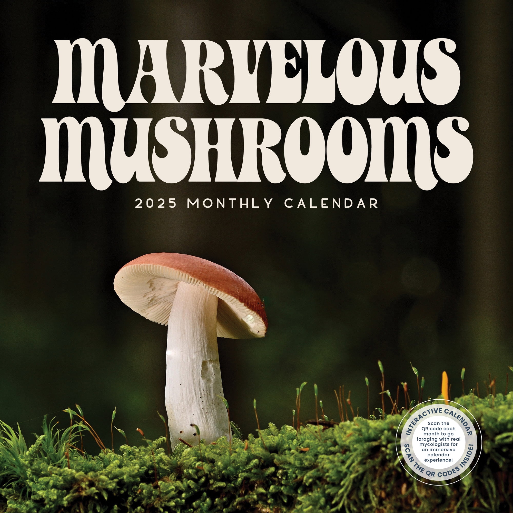 Mushroom Calendar | 2025 Marvelous Mushrooms Wall Calendar | 12" x 24 ...