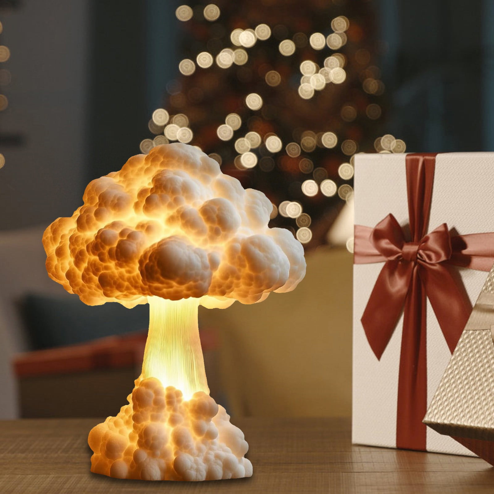 Mushroom Cloud Aesthetic Lamp 3D Mushroom Cloud Lamp Unique Lamps ...