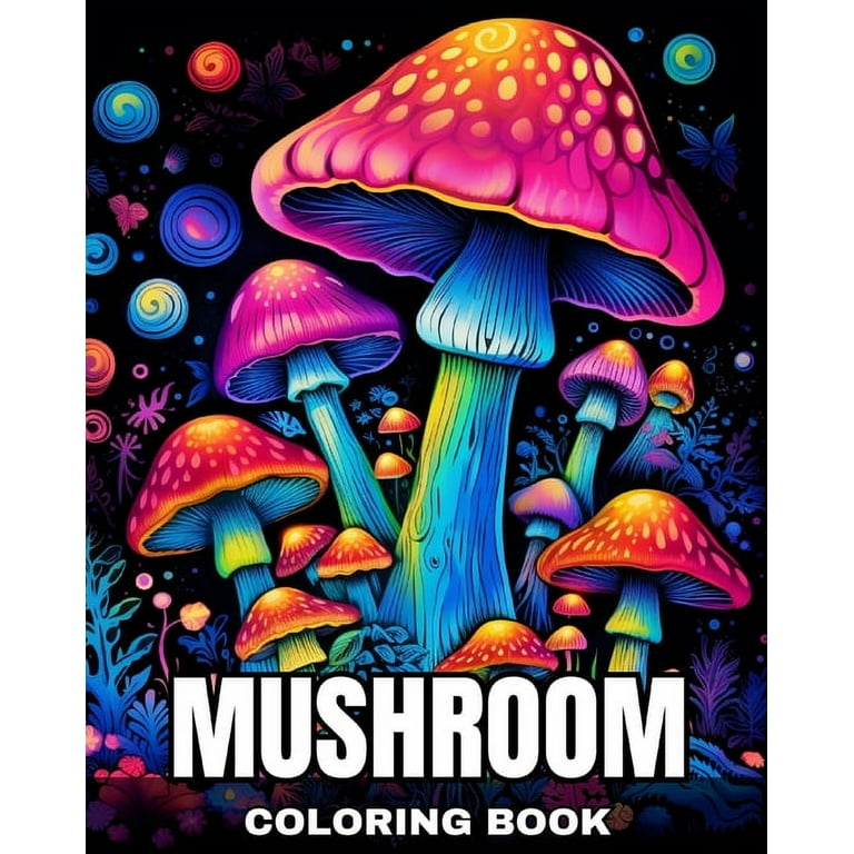 mushroom coloring pages for teenagers