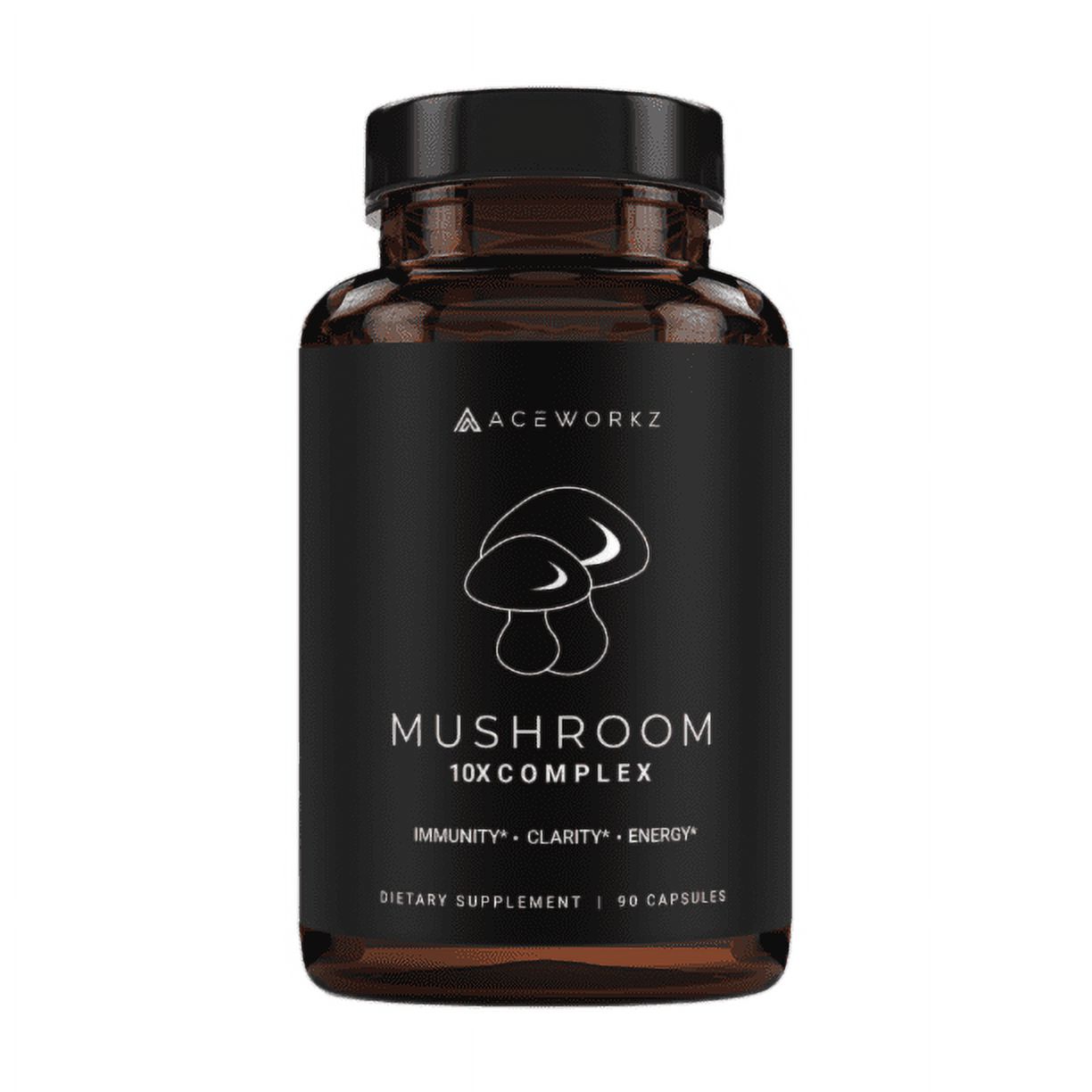 Multi Mushroom + Adaptogen Supplement - Chaga, Reishi, Cordyceps, Lions ...