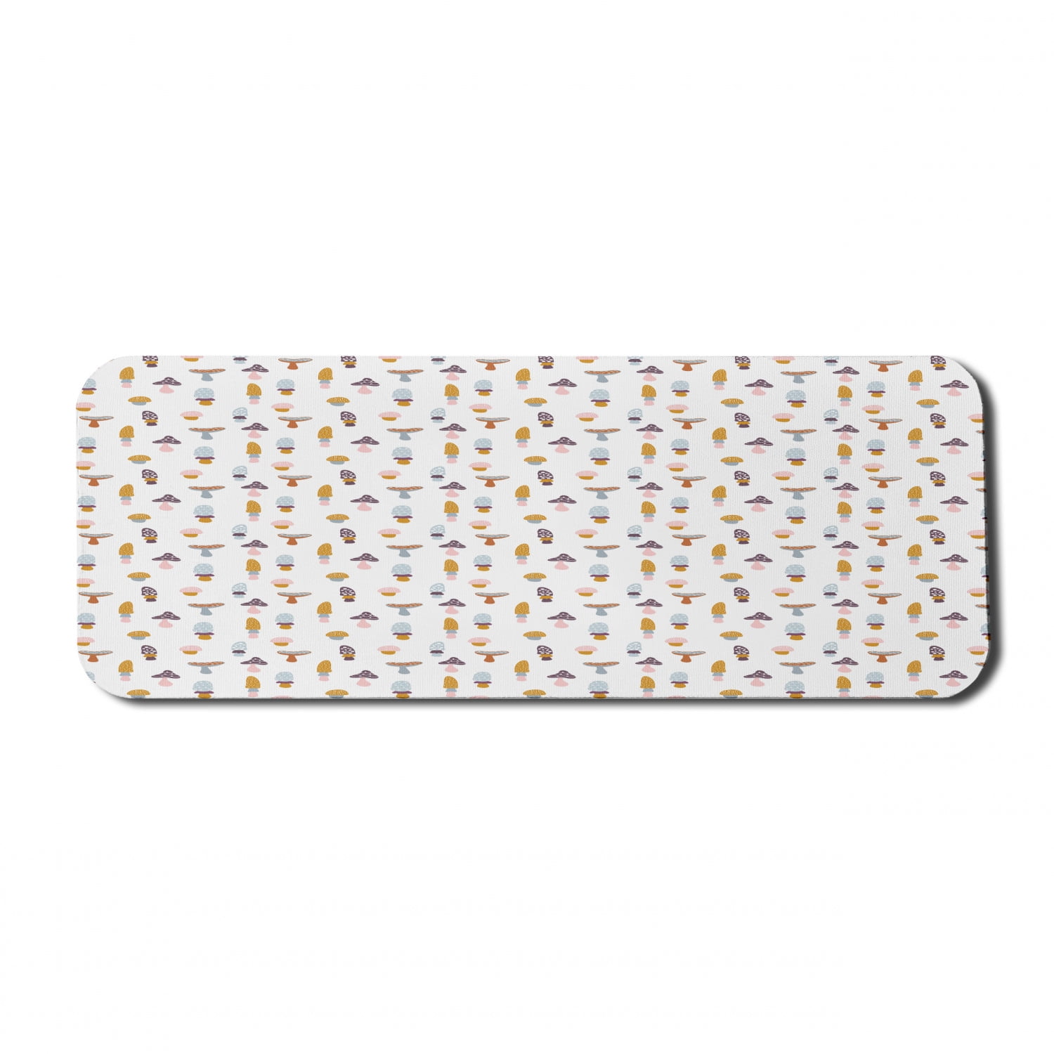 Mushroom Computer Mouse Pad, Autumn Season Fungi Pattern with Different ...