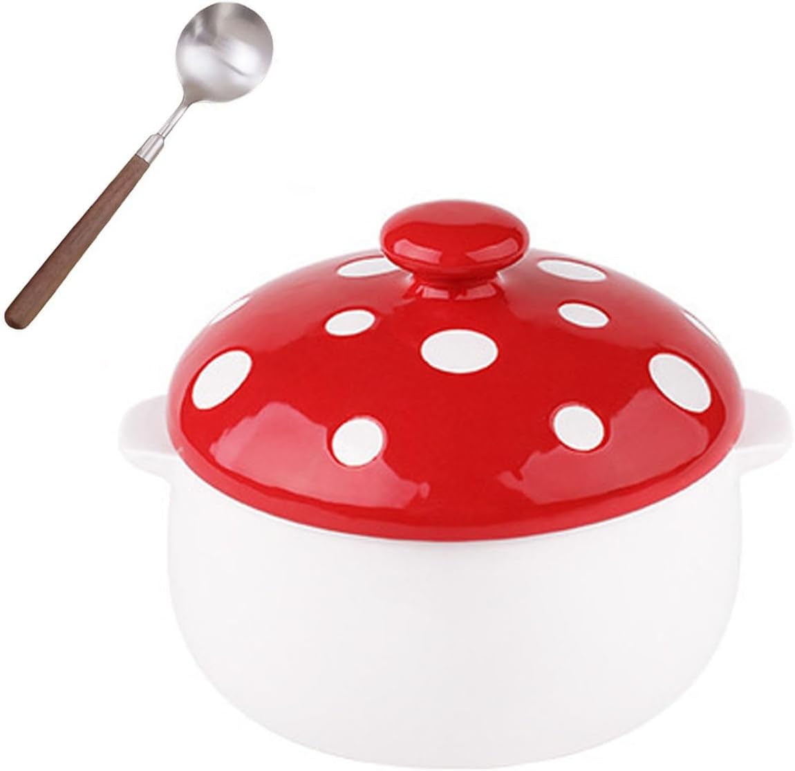 Mushroom Cooking Pot Set Whimsical Ceramic Cookware Cute Cottagecore ...
