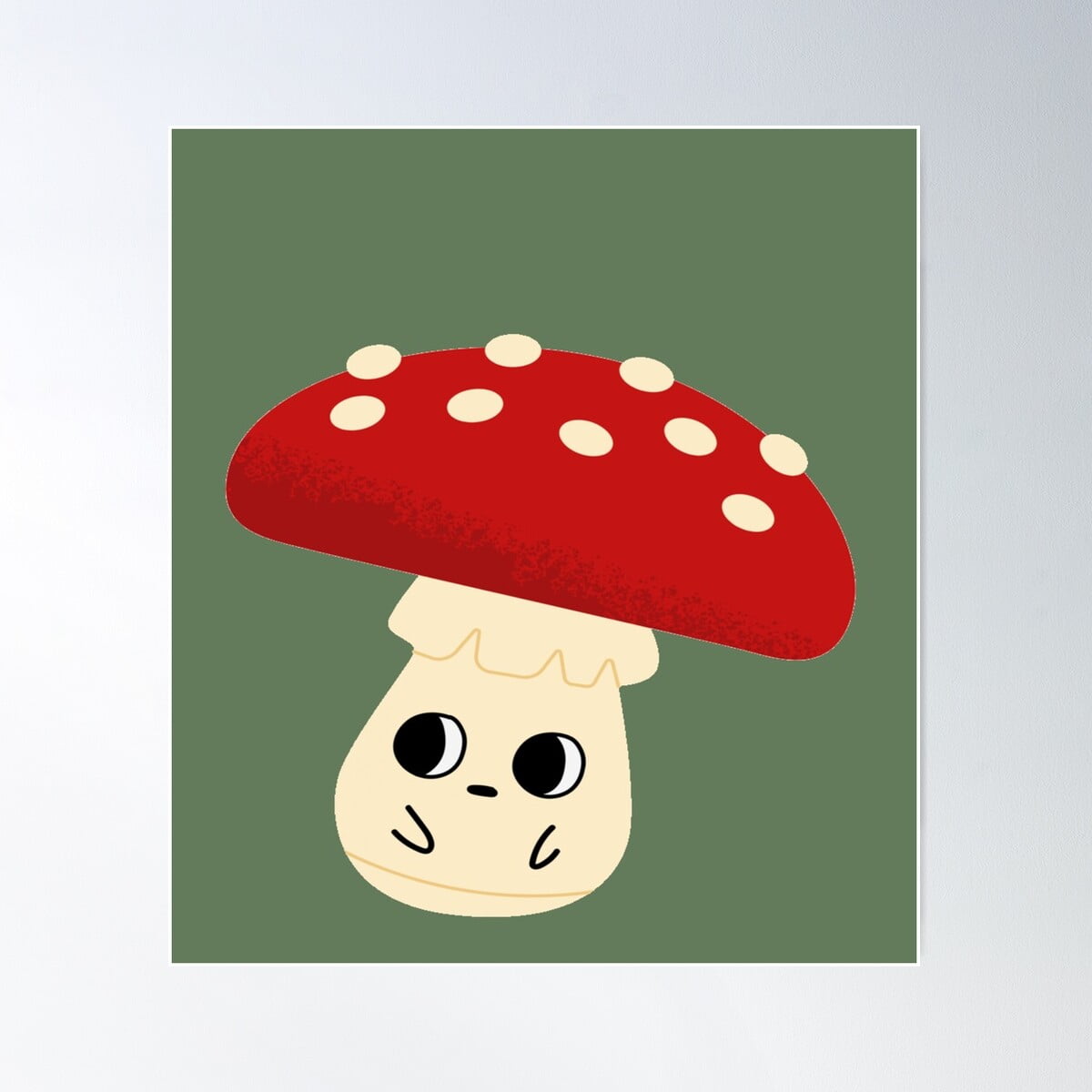 Mushroom, Cottage Core Poster Wall Art, Modern Wall Decor For Living ...