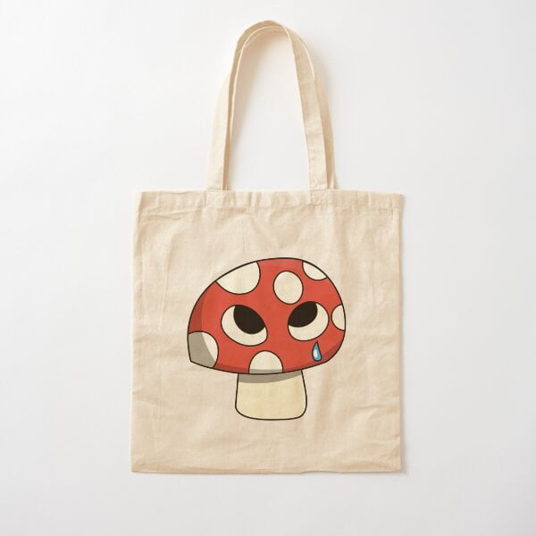 Mushroom, Cottagecore, Fantasy, Fairy, Tear, Sad, Aesthetic Canvas Tote ...
