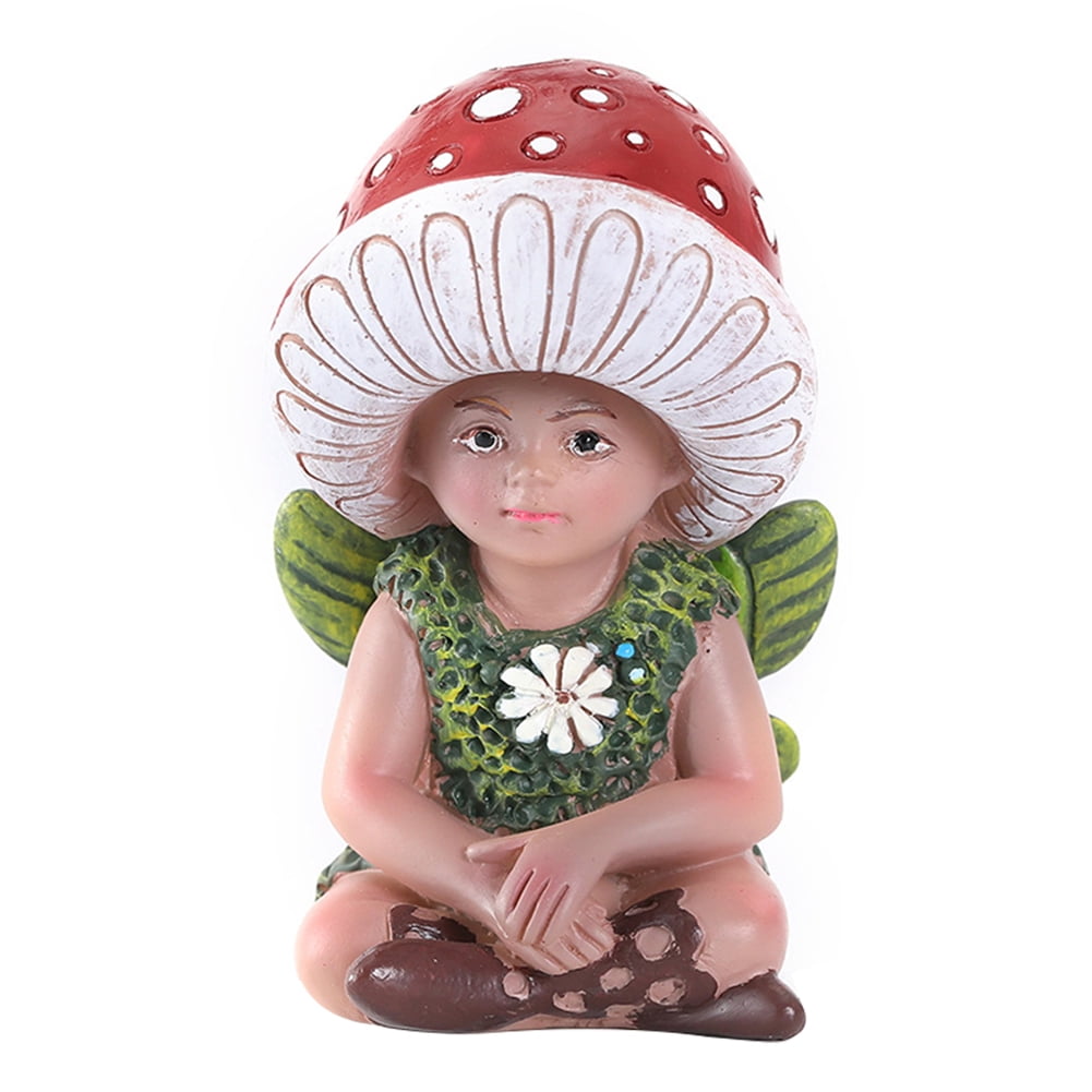 Mushroom Garnish Under $15 WLIZJ Mushroom Ornaments Resin Statue for ...