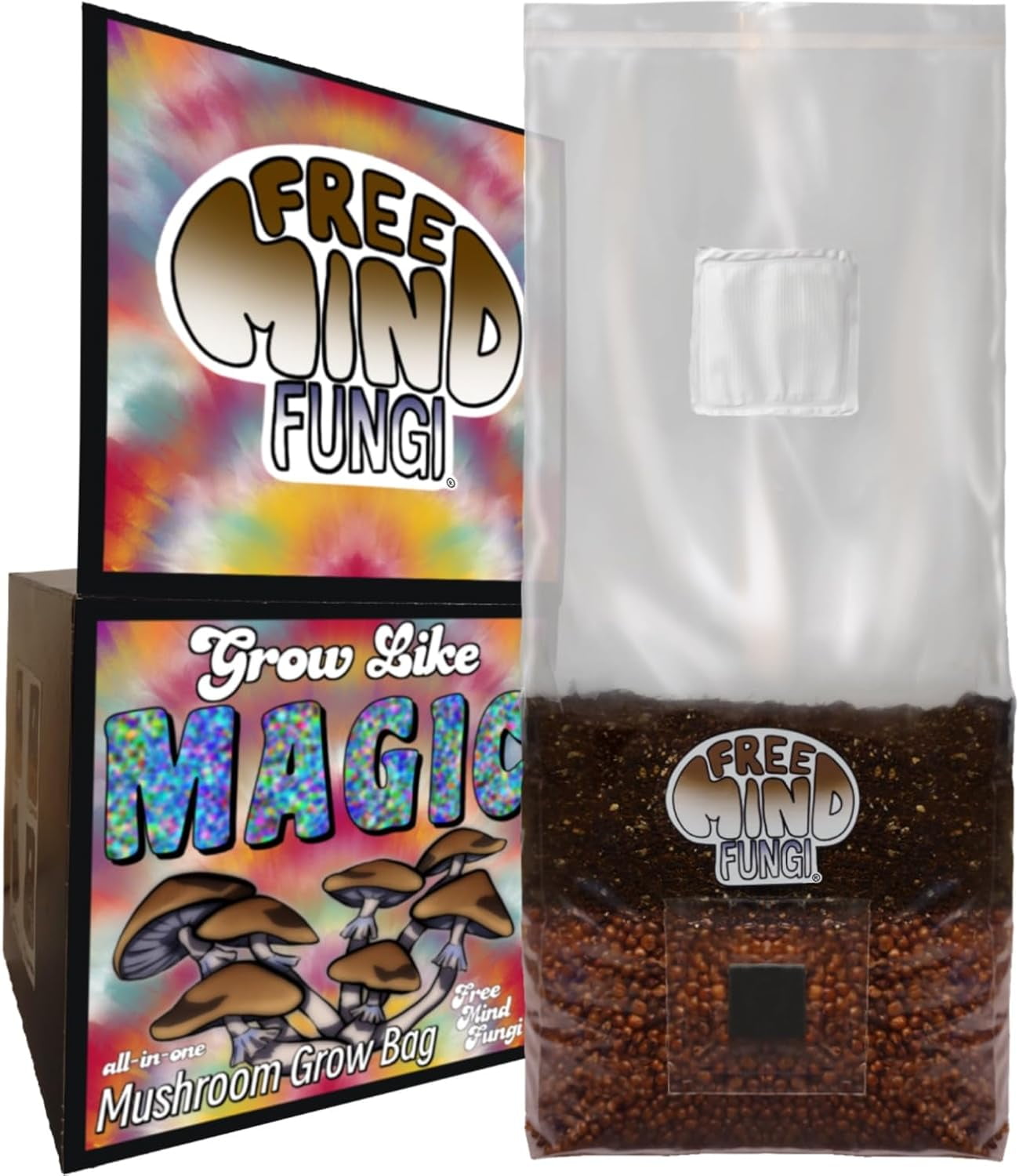 Mushroom Grow Bag for Manure Loving Mushrooms. 'All in one' Mushroom Grow kit. Over 3lbs of ...