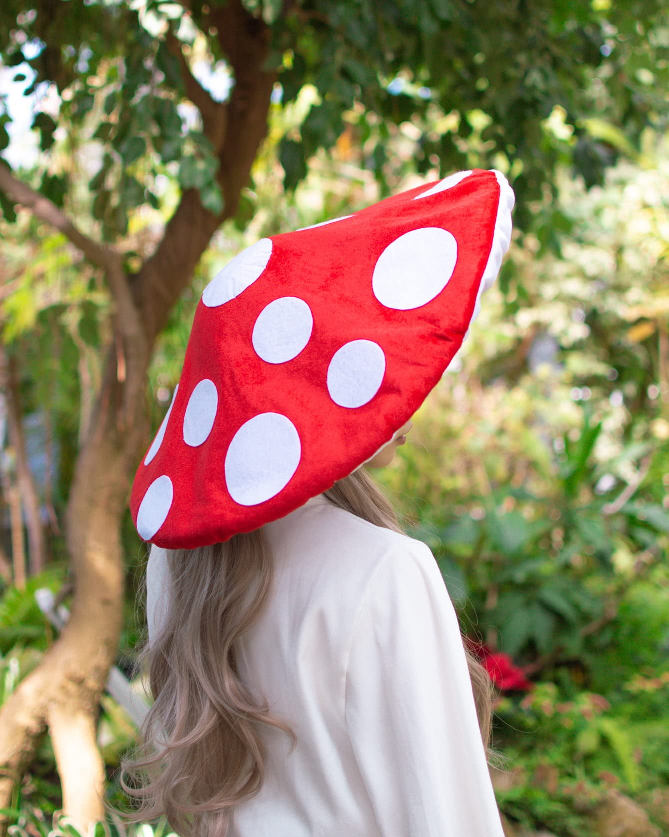 Mushroom Hat Costume Cosplay Accessory Party Hat Cap, Oversized with ...