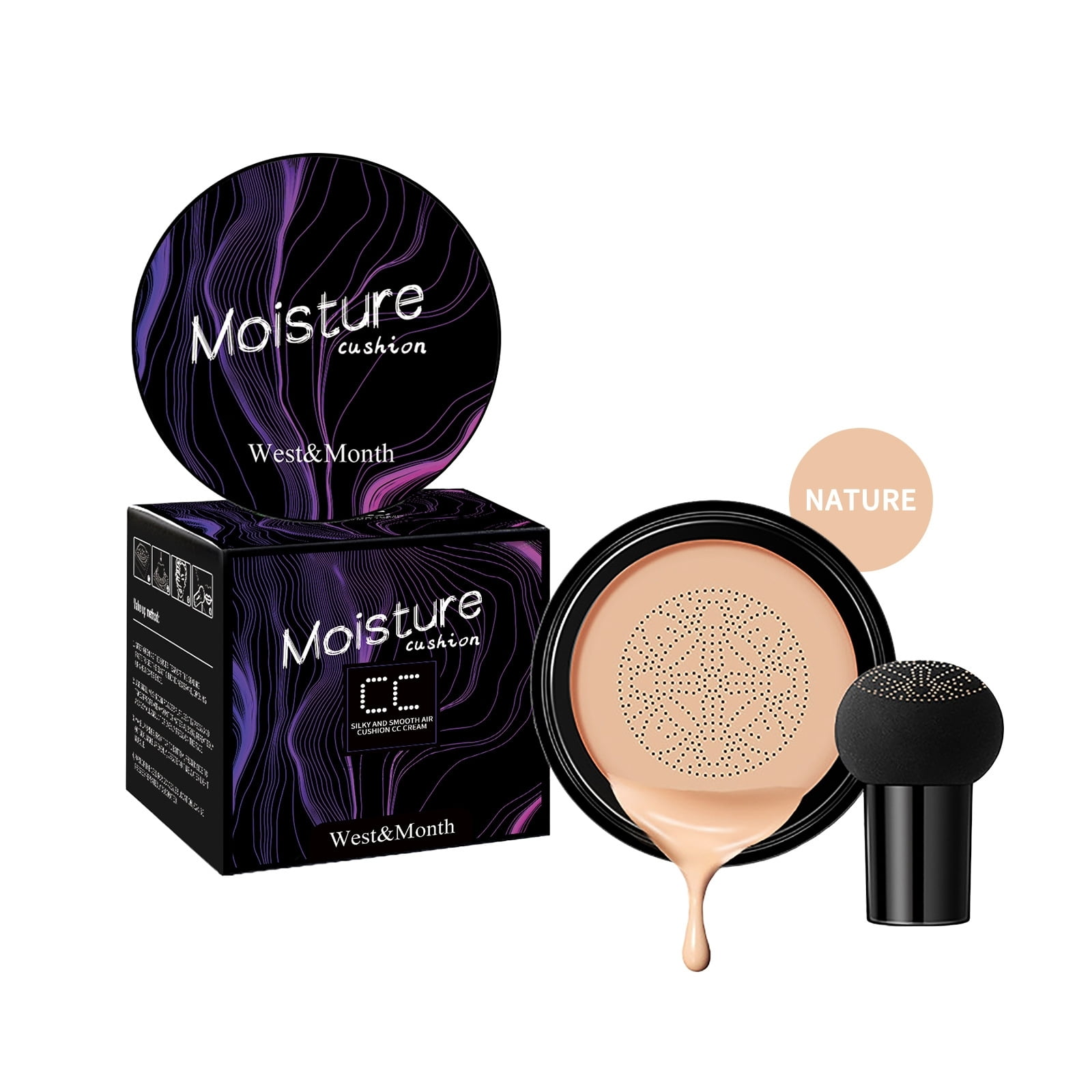 Mushroom Head Air Cushion CC Cream - BB Cream Face Makeup Foundation ...