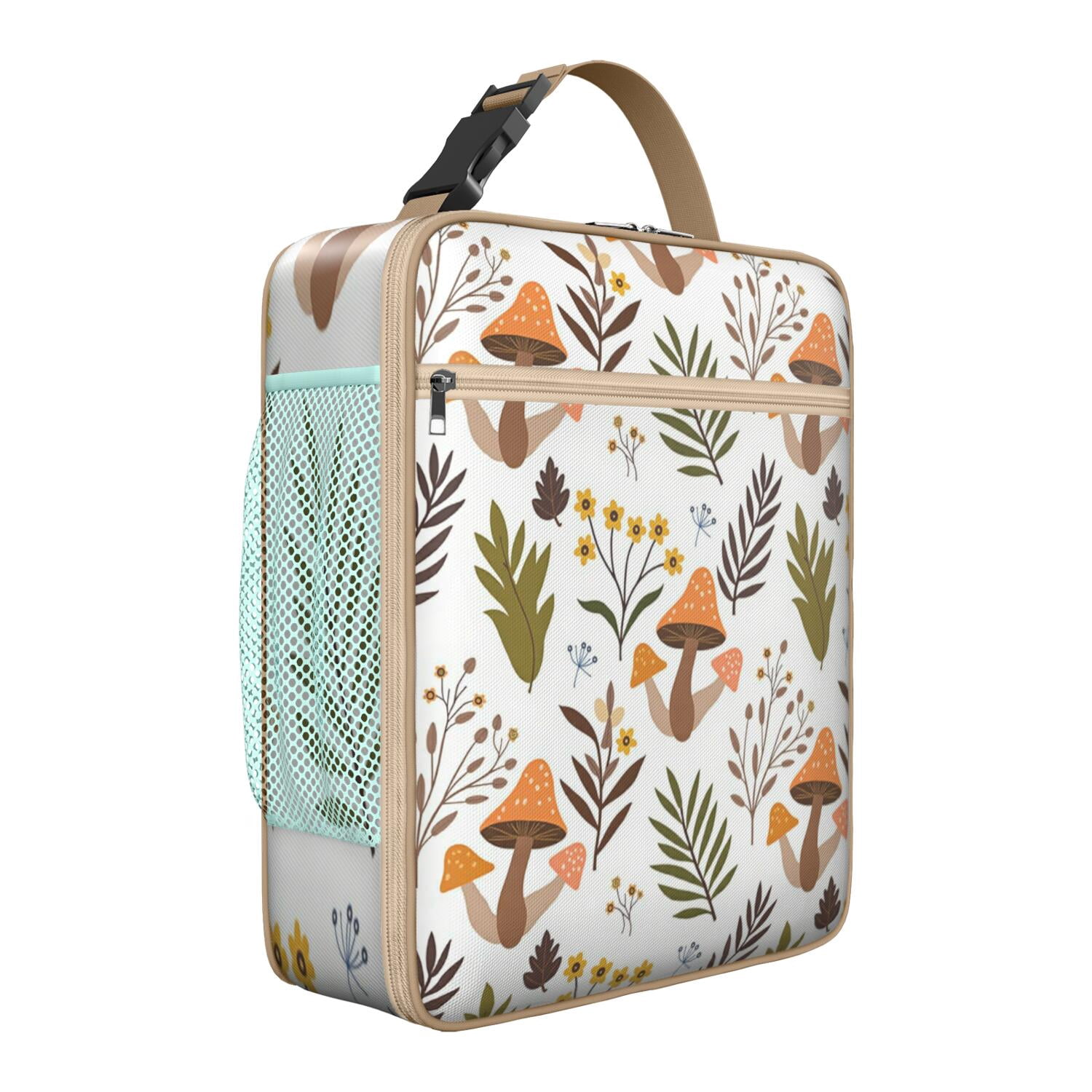 Mushroom Insulated Lunch Bag Lunch Box for Women Men Bento Lunch Box ...