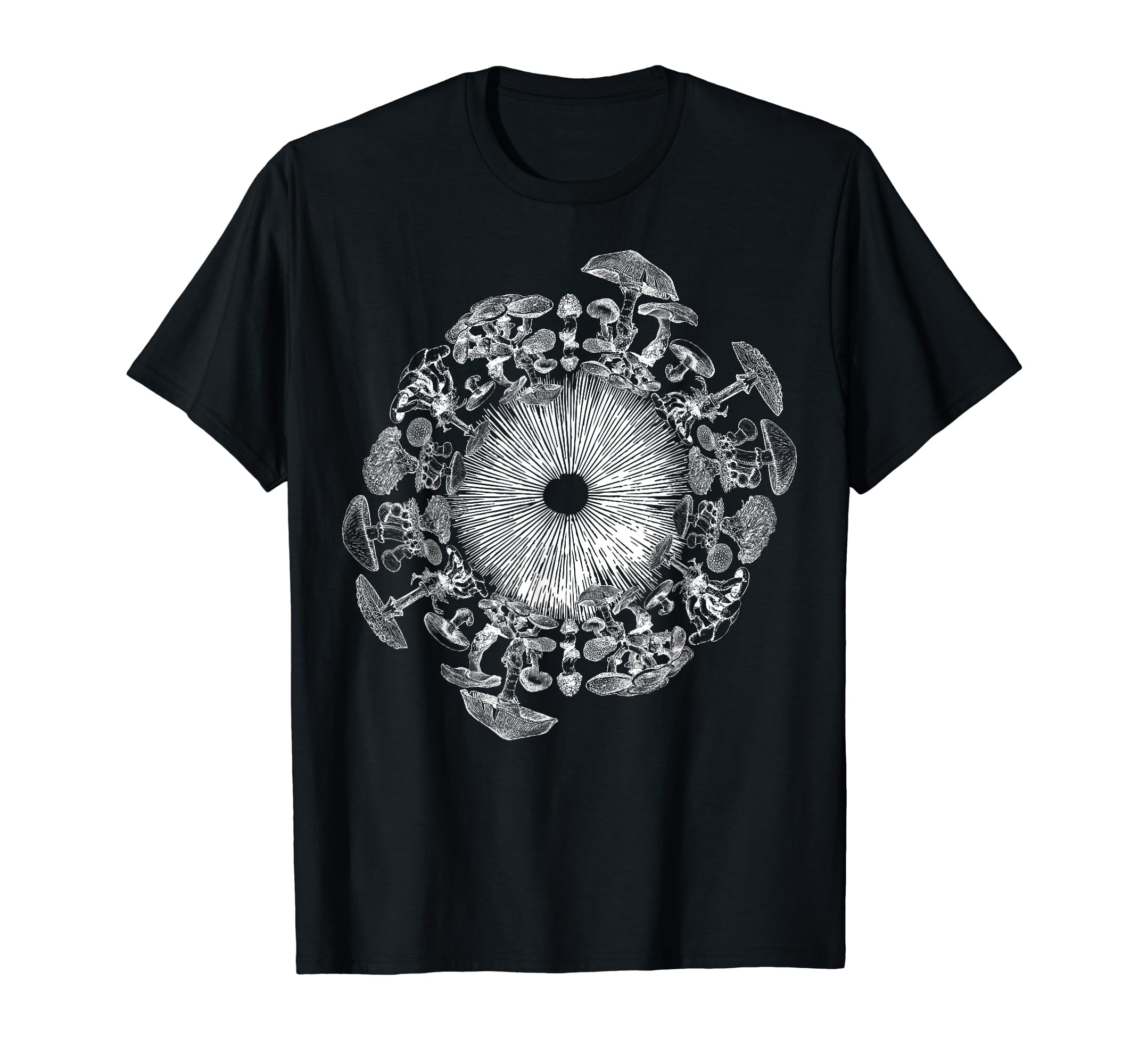 Mushroom Iris Mycology Foraging Mycologist Spore Print T-Shirt ...