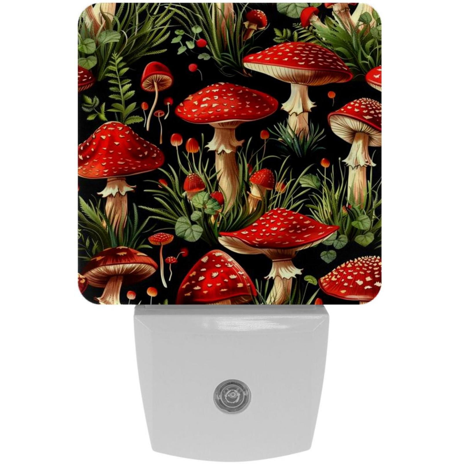 Mushroom LED Square Night Lights - Compact and Multifunctional ...
