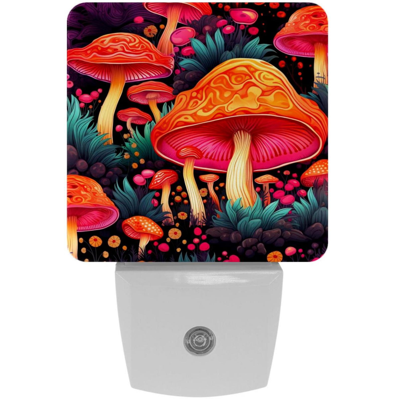 Mushroom LED Square Night Lights - Energy Efficient and Stylish Room ...