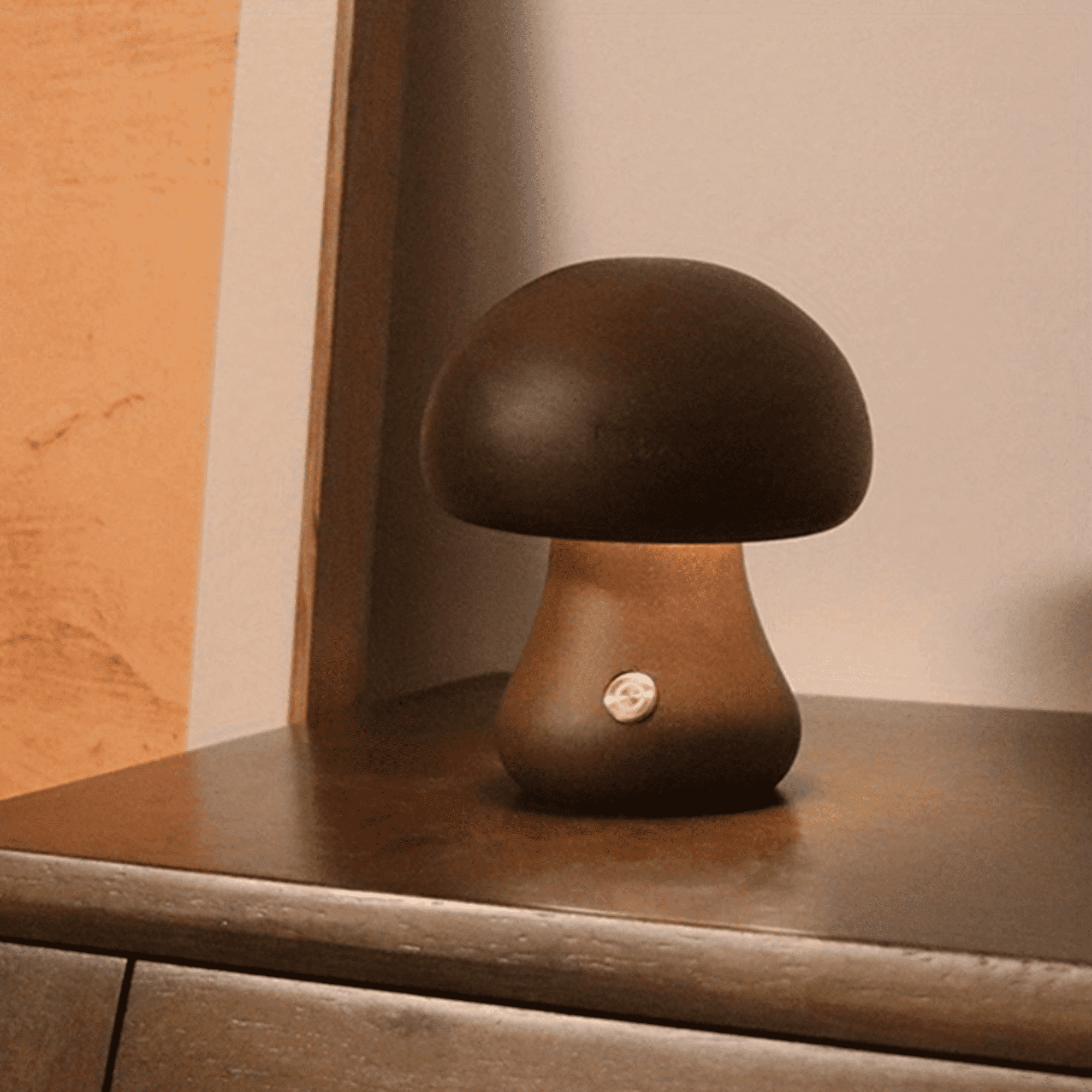 Elemore Home Mushroom Lamp, Creative Bedside Night Light, Dimmable LED ...