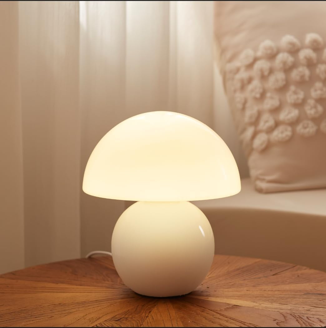 Mushroom Lamp Small Lamp, Table Bedside Nightstand Lamp for Bedroom ...